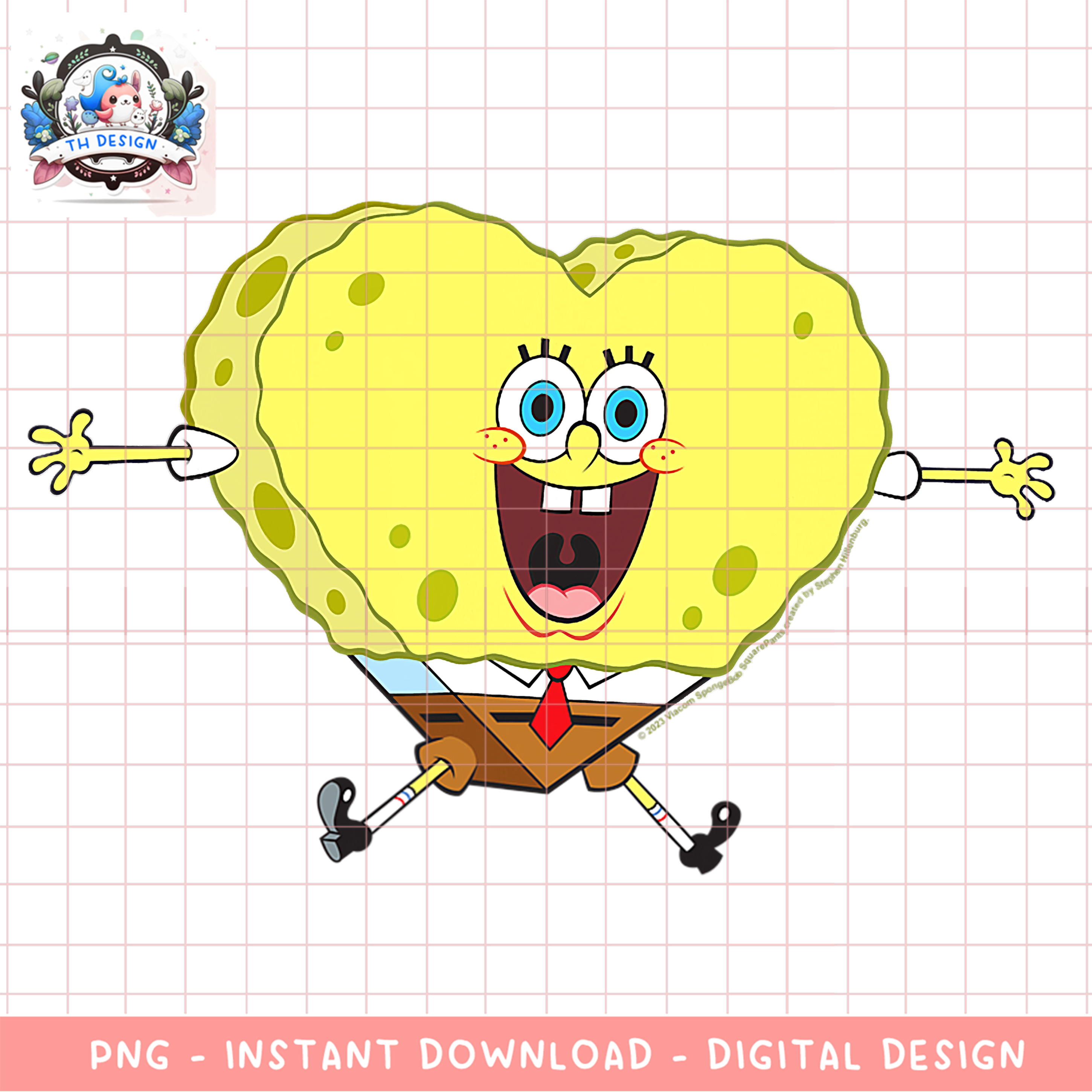 SpongeBob SquarePants Valentine_s Day Heart Shaped Sponge pn | Inspire ...