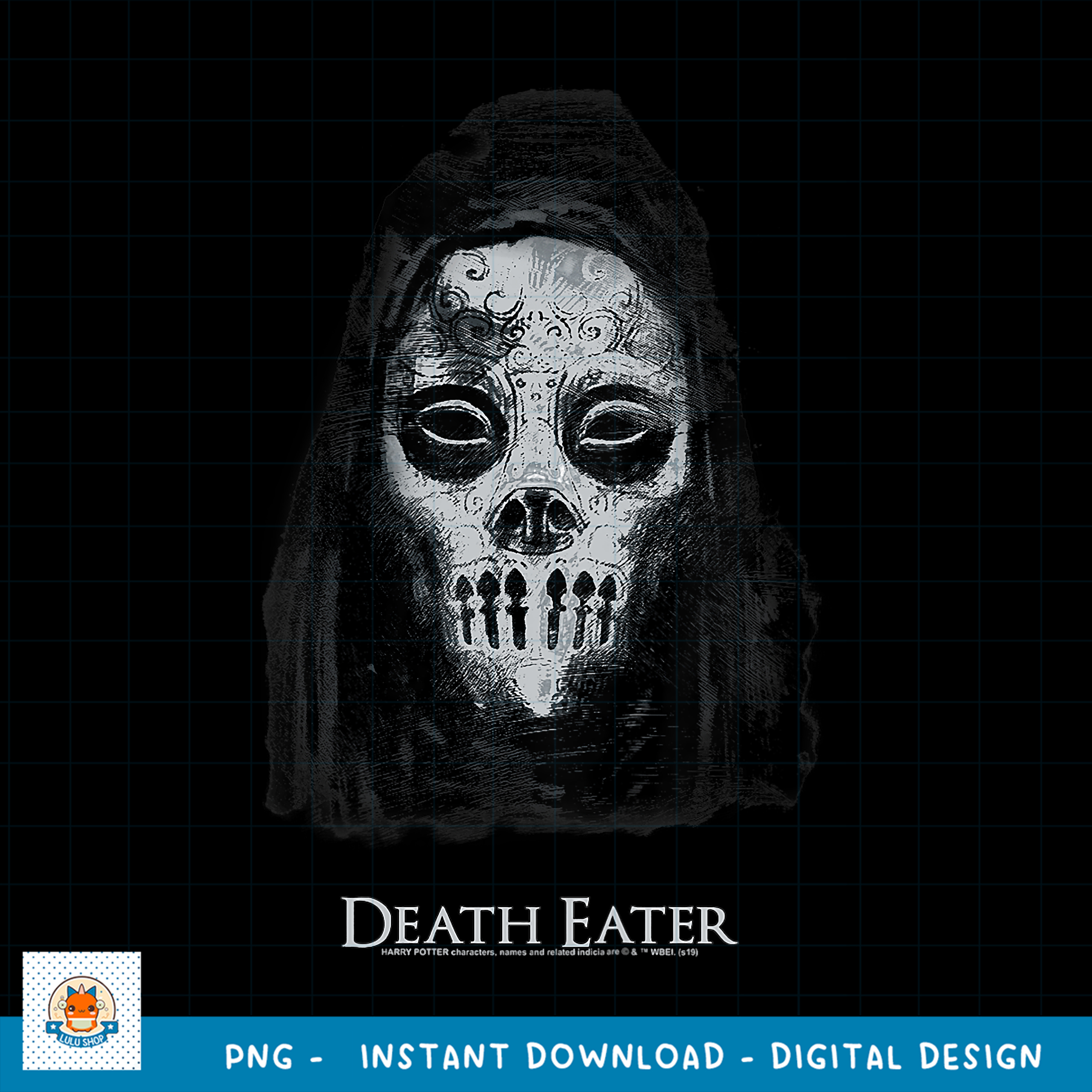 Kids Harry Potter Death Eater Big Face PNG Download copy | Inspire Uplift
