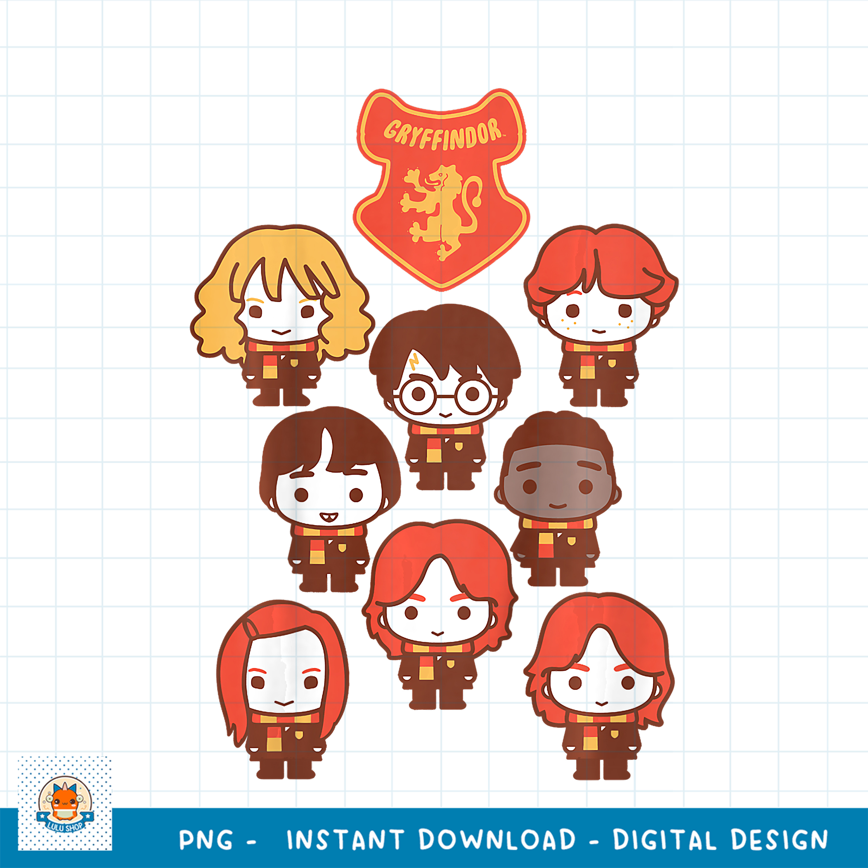 Kids Harry Potter Gryffindor Cute Family PNG Download copy | Inspire Uplift