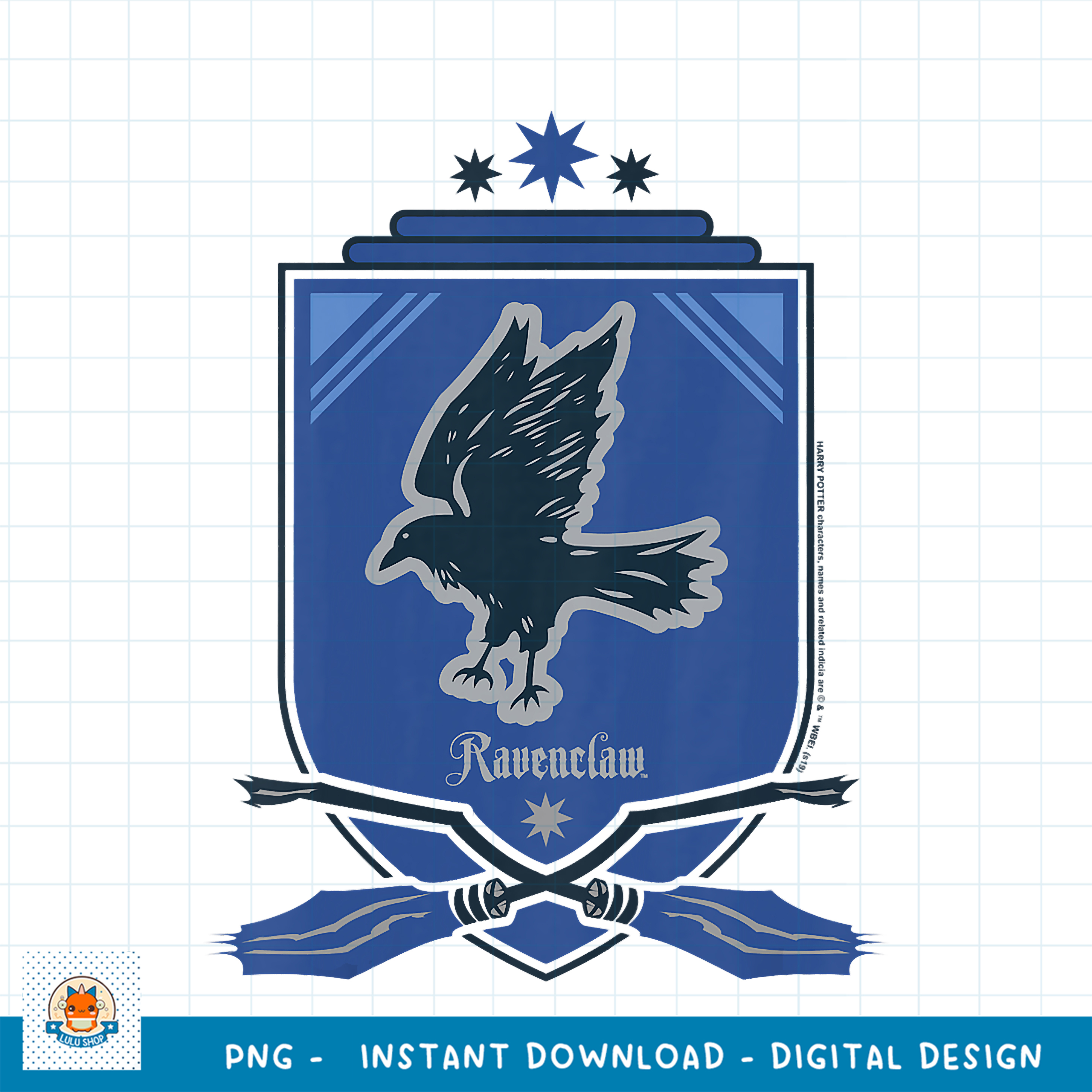 Kids Harry Potter Ravenclaw Quidditch Logo png, digital down | Inspire ...