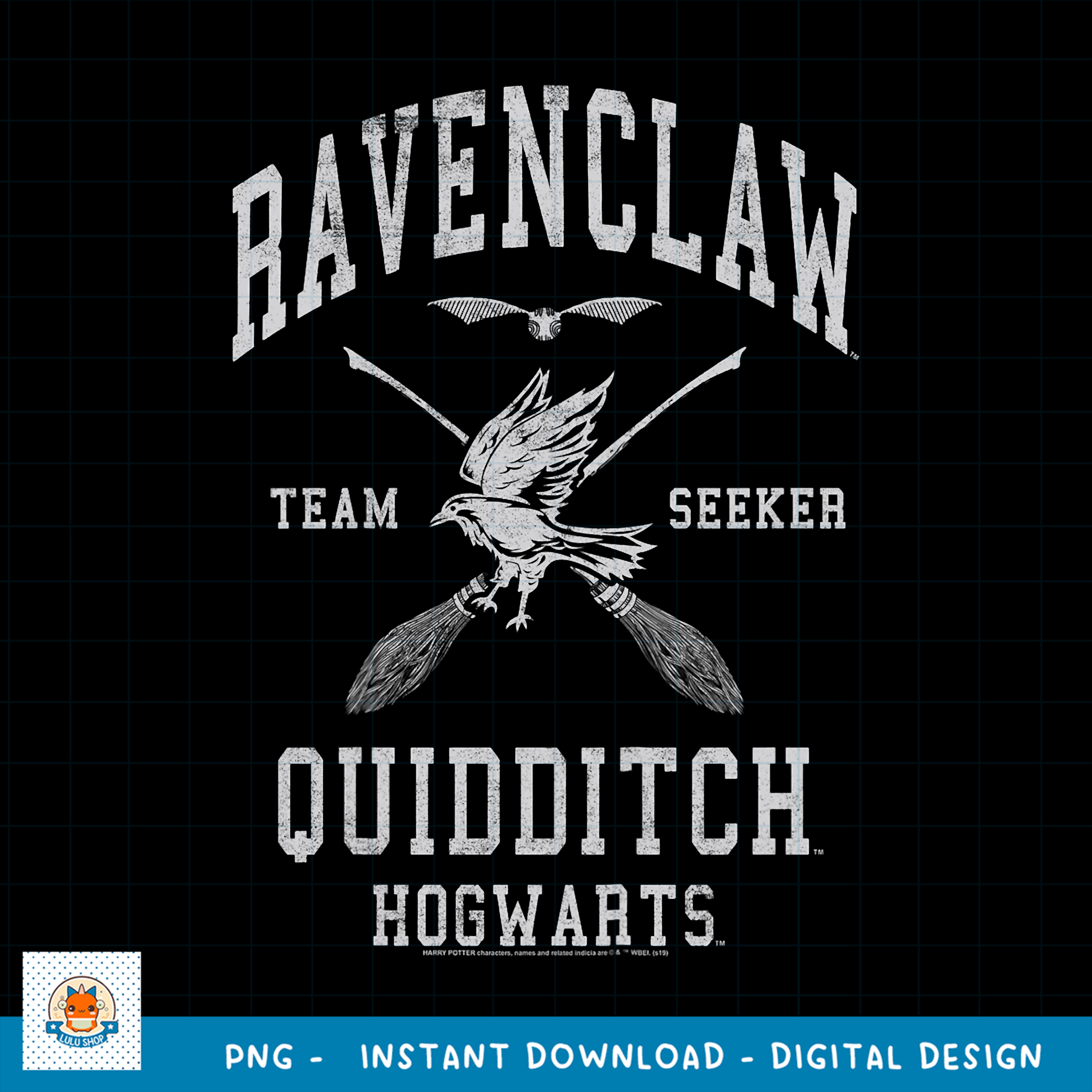Kids Harry Potter Ravenclaw Team Seeker Text png, digital do | Inspire ...