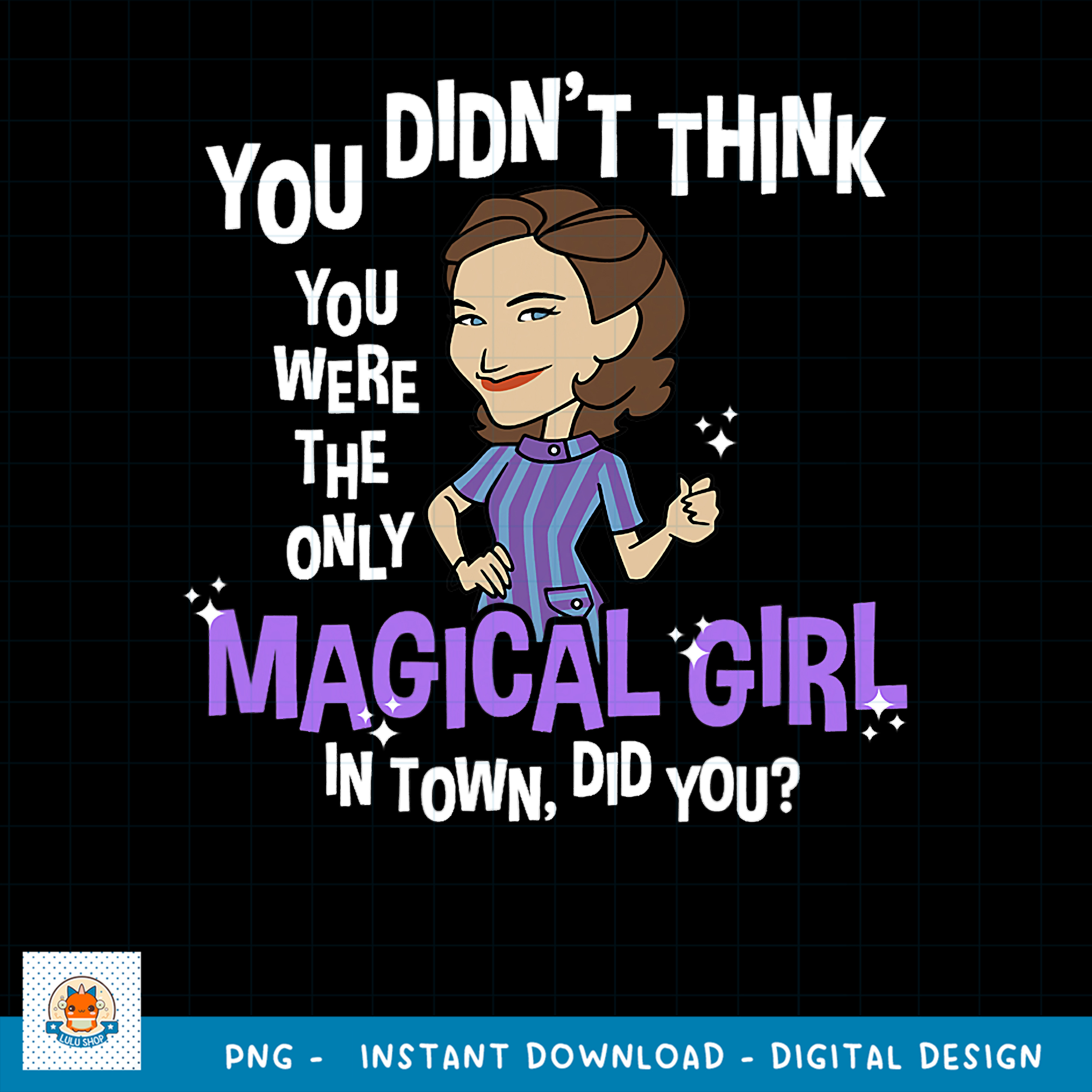 Marvel WandaVision Agatha Harkness Magical Girl png, digital | Inspire ...