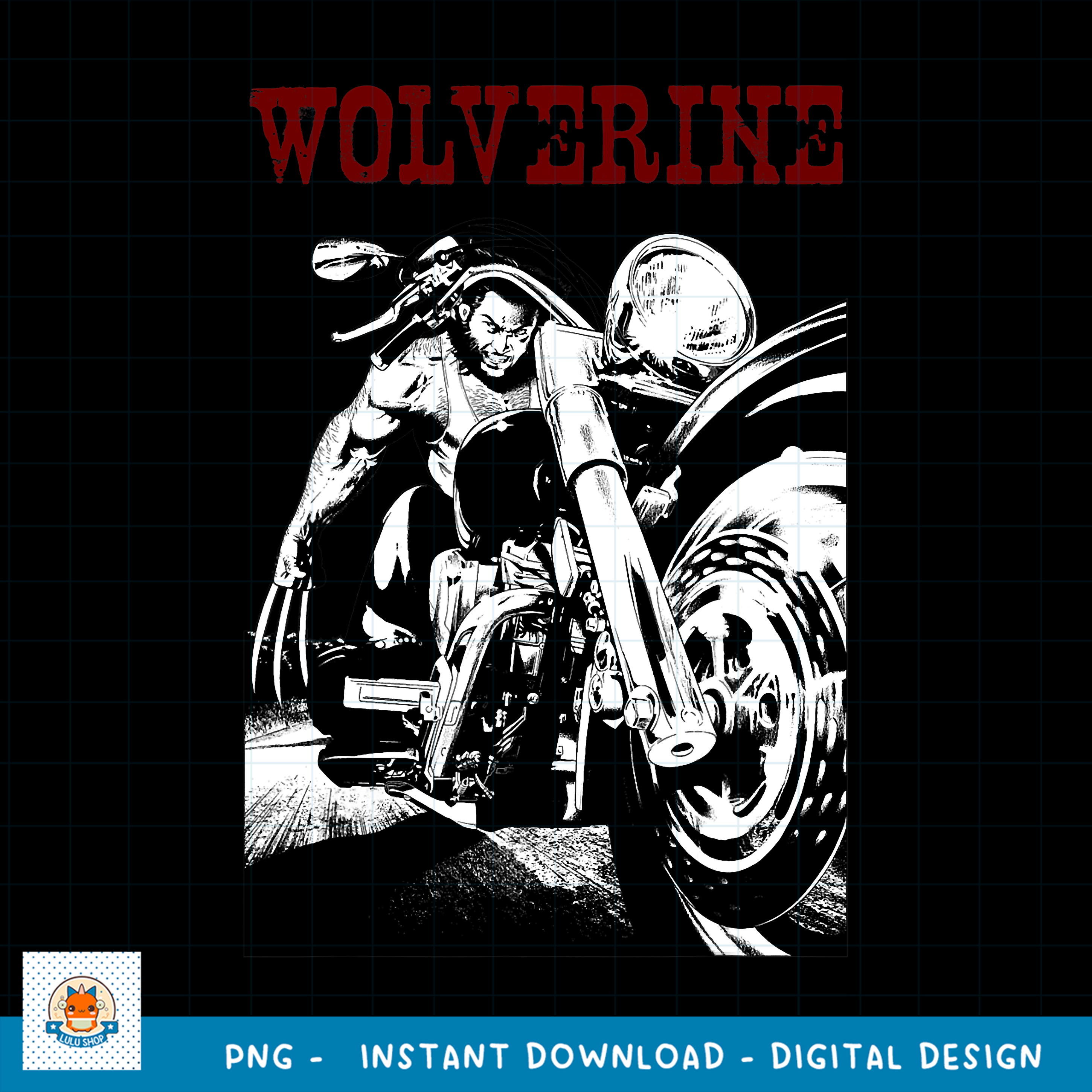 Marvel X-Men Wolverine Young Biker Logan Motorcycle png, dig | Inspire ...