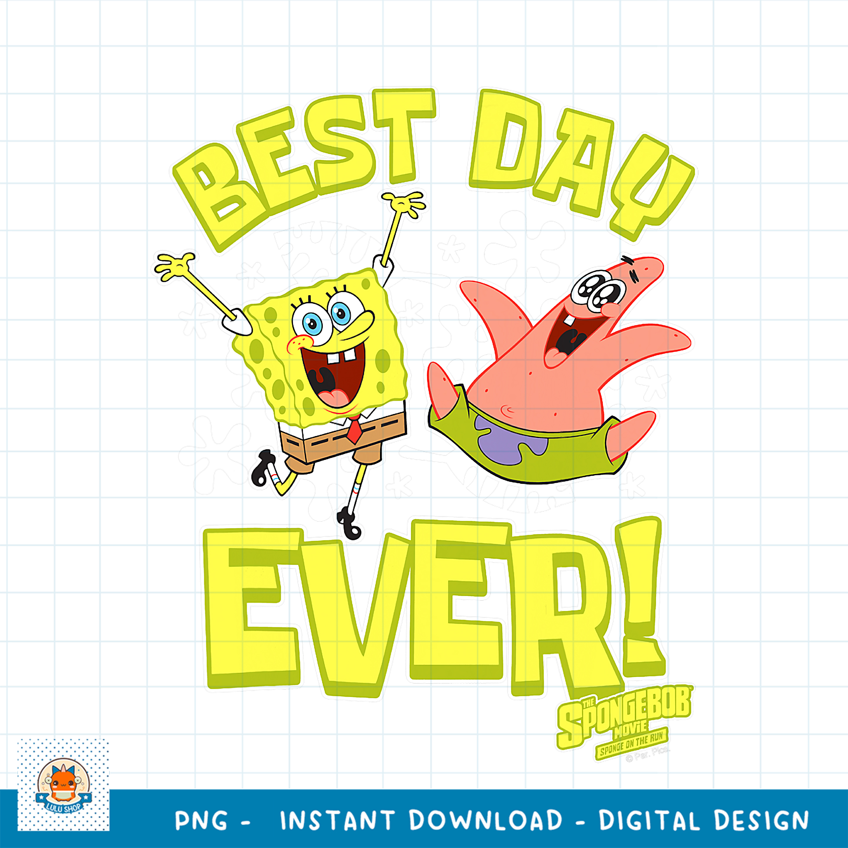 Sponge On The Run Patrick _ SpongeBob Best Day Ever png, dig | Inspire ...