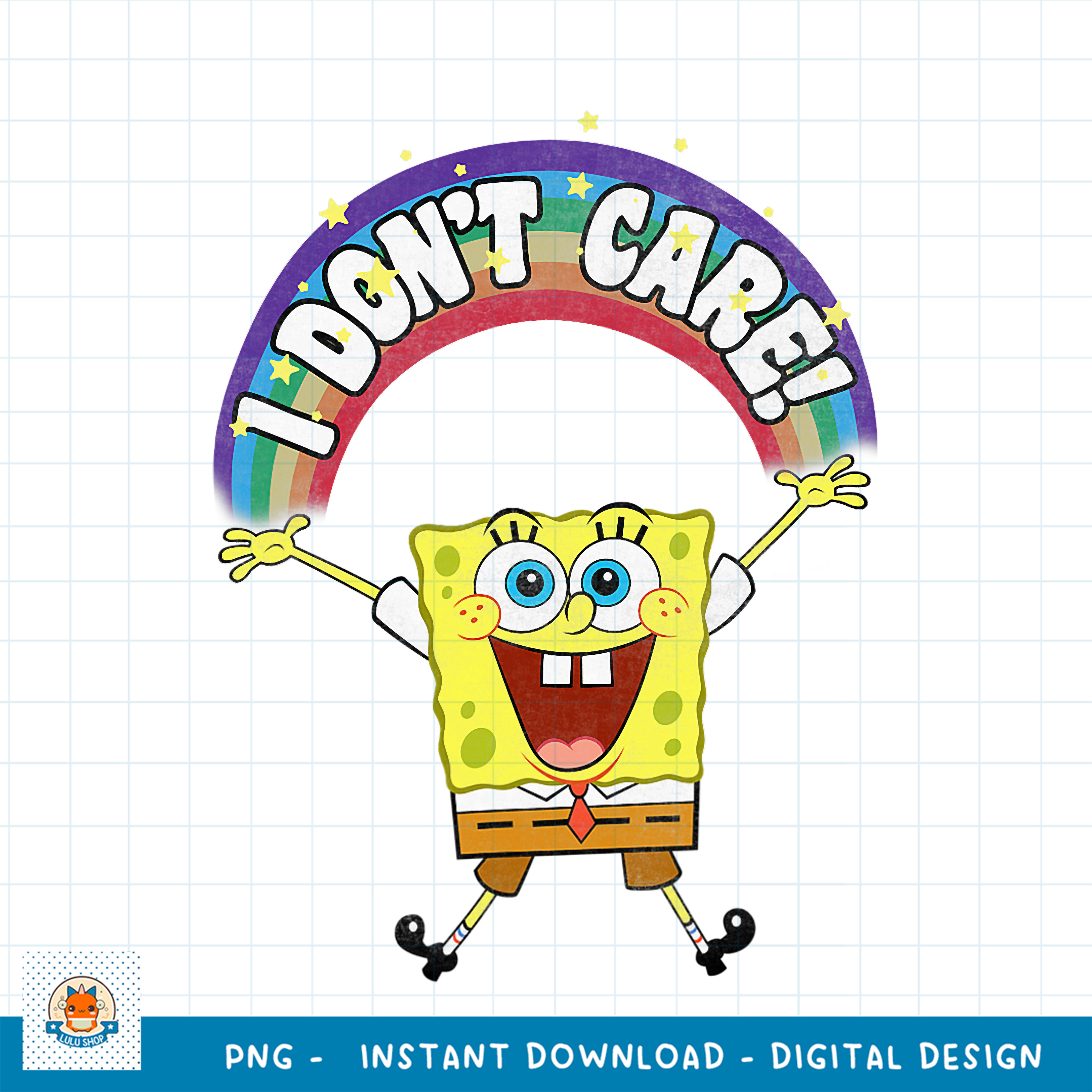spongebob-squarepants-i-dont-care-rainbow-png-digital-down-inspire
