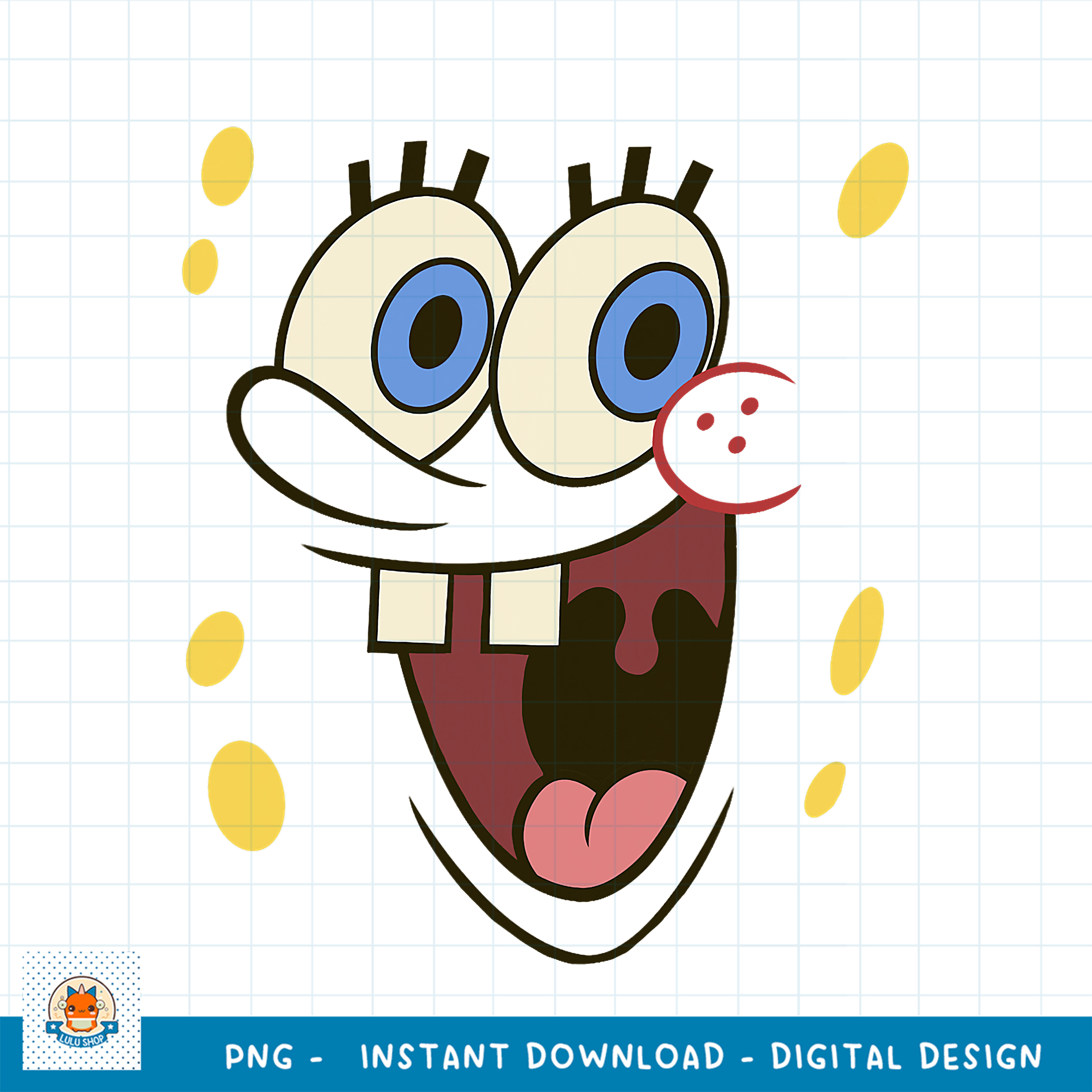 Spongebob Squarepants Large Face Costume png, digital downlo | Inspire ...