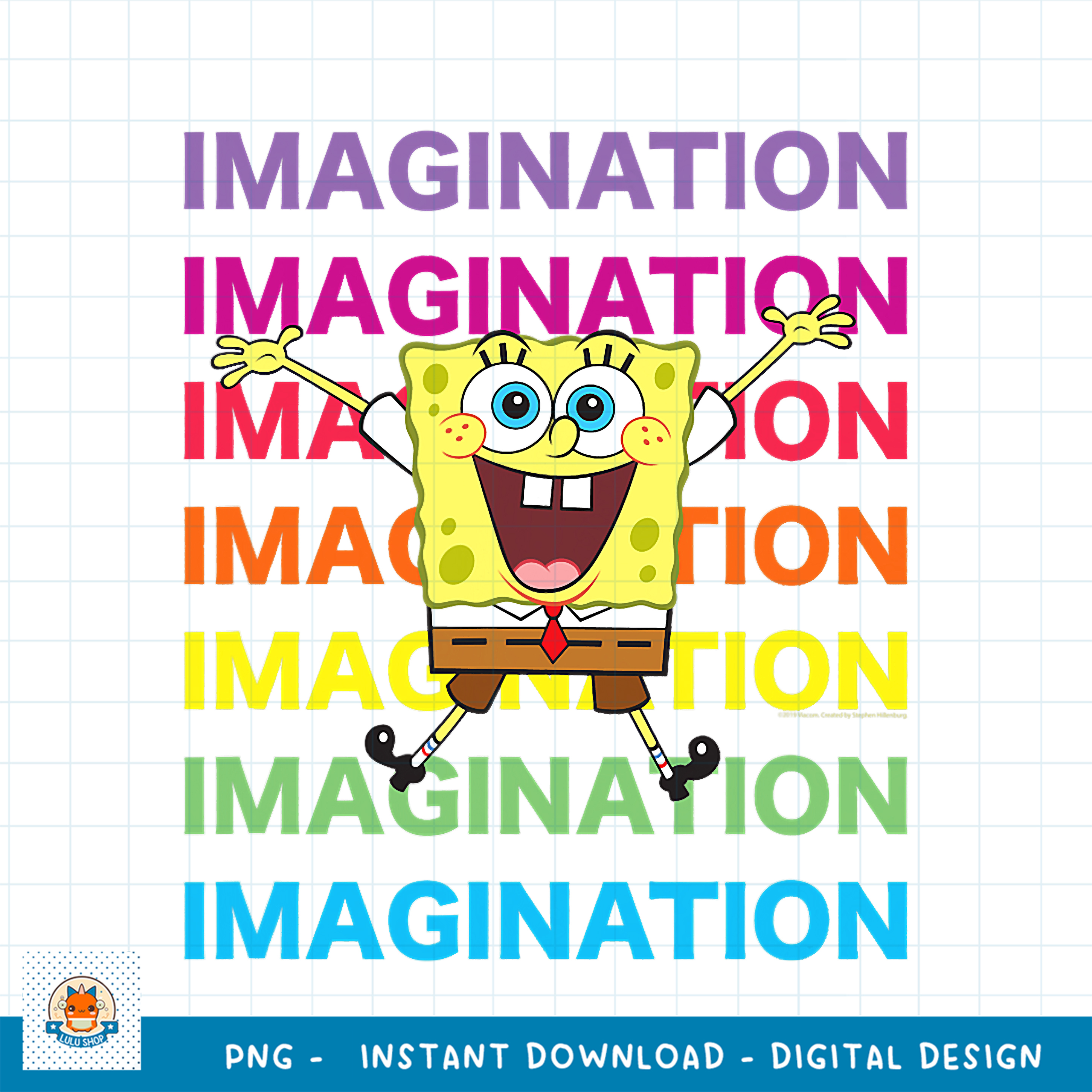 spongebob squarepants rainbow imagination | Inspire Uplift