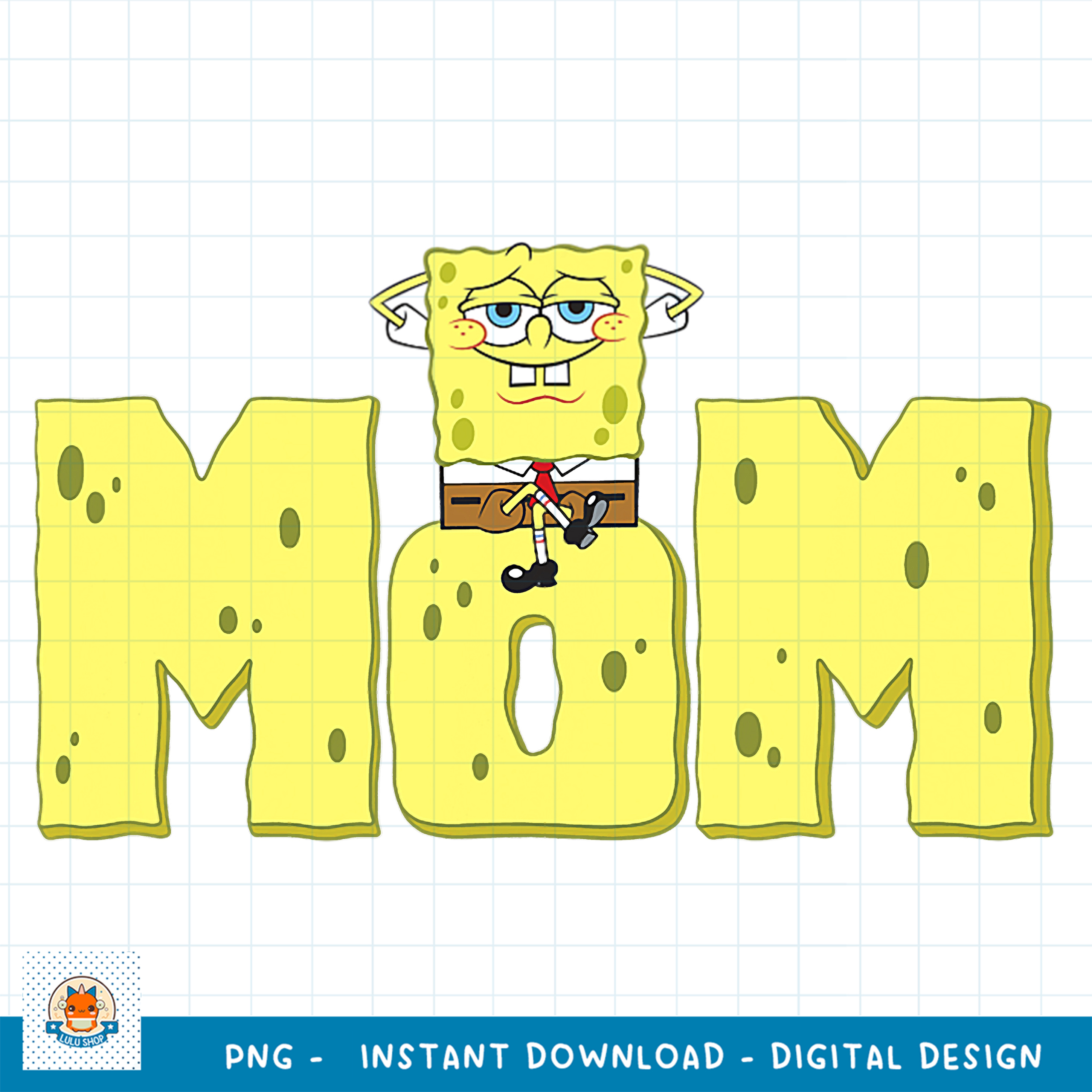 SpongeBob SquarePants Sponge Mom png, digital download | Inspire Uplift