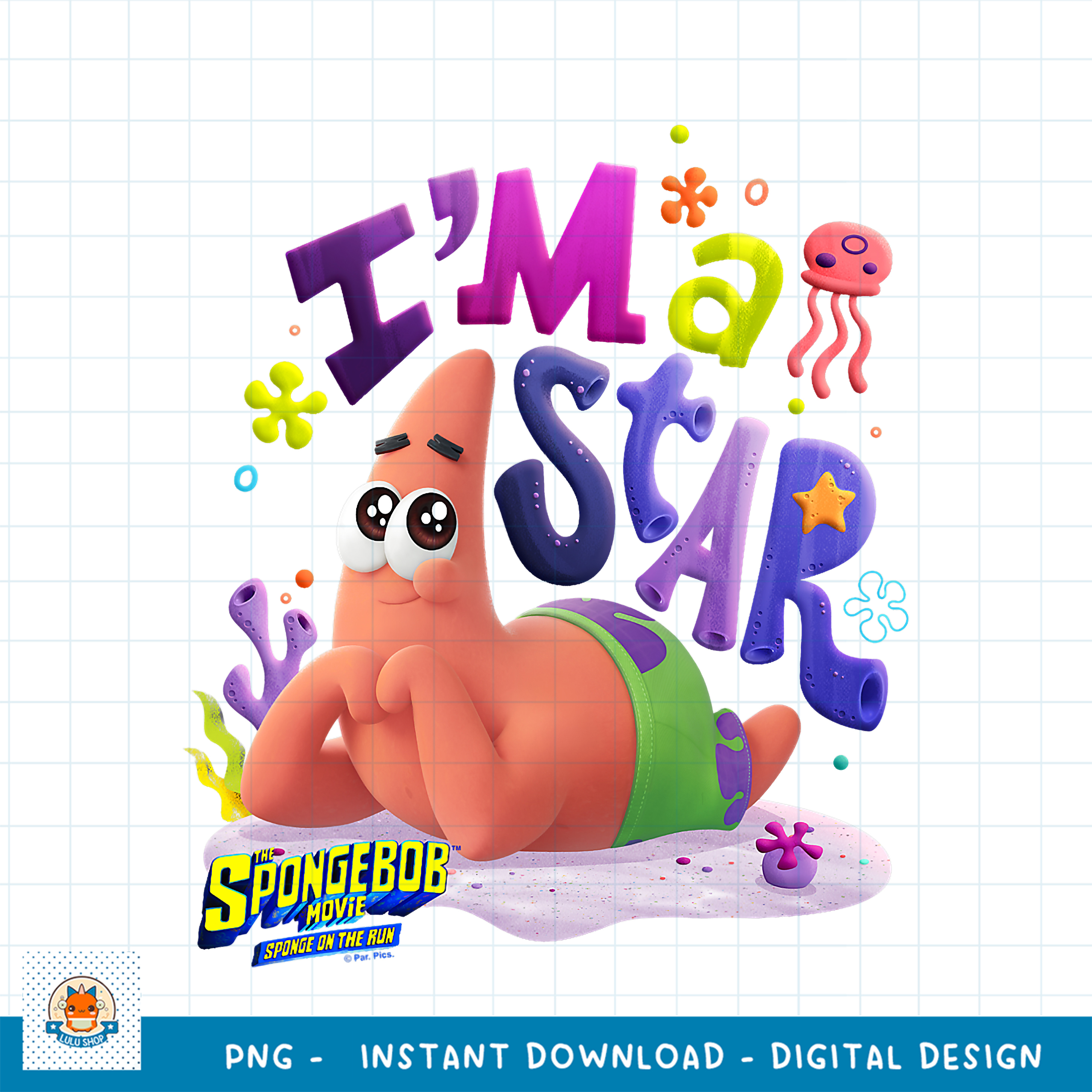 SpongeBob SquarePants Sponge On The Run Patrick I_m A Star p | Inspire ...