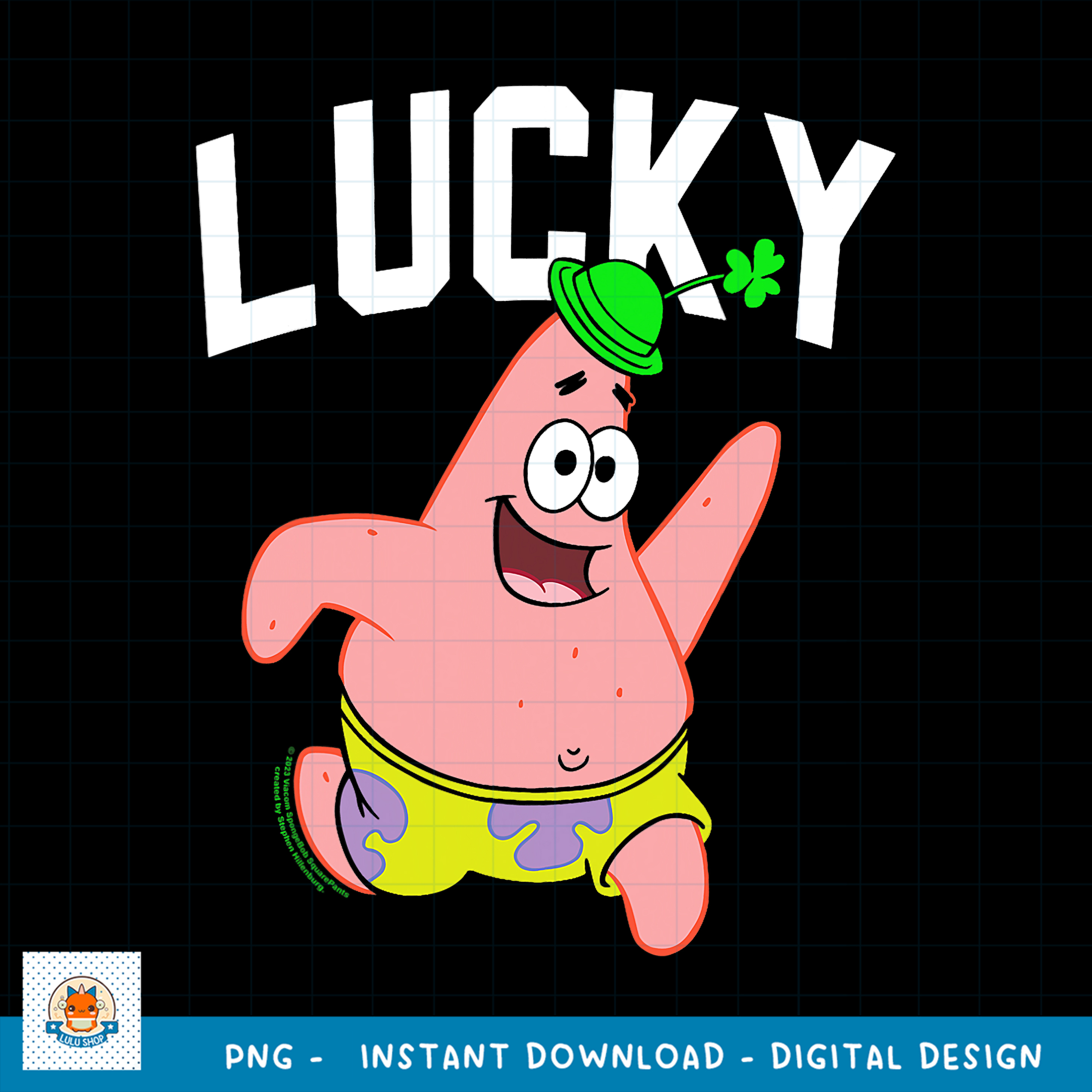 SpongeBob SquarePants St. Patrick_s Day Lucky png, digital d - Inspire ...