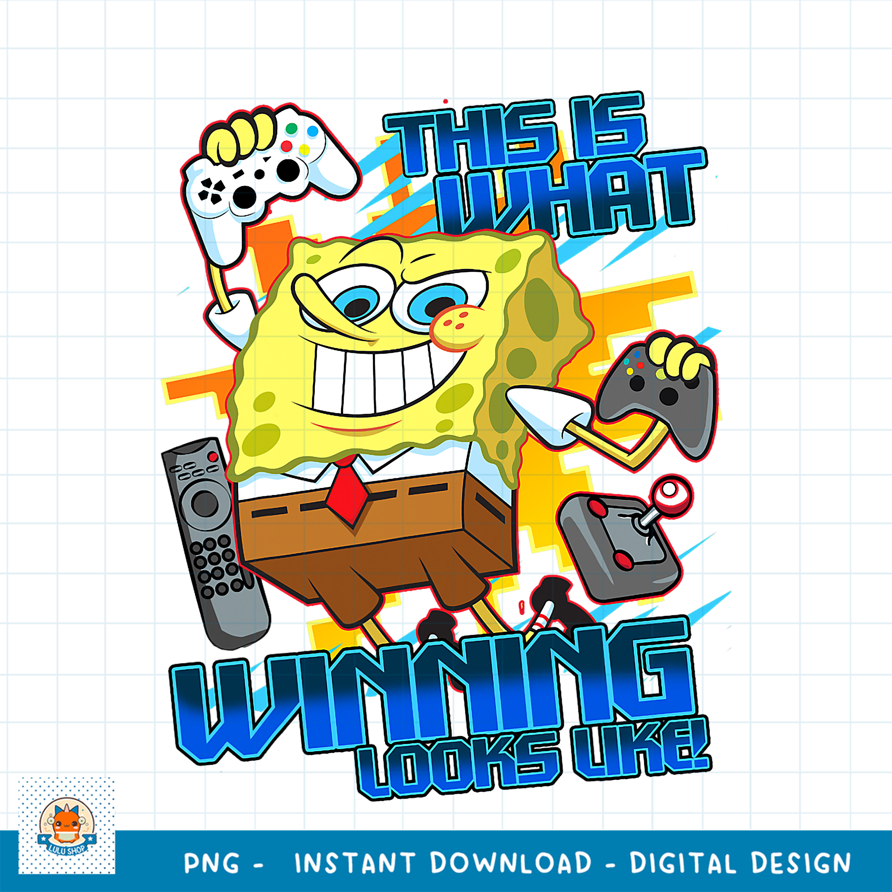 Spongebob SquarePants What Winning Looks Like png, digital d | Inspire ...
