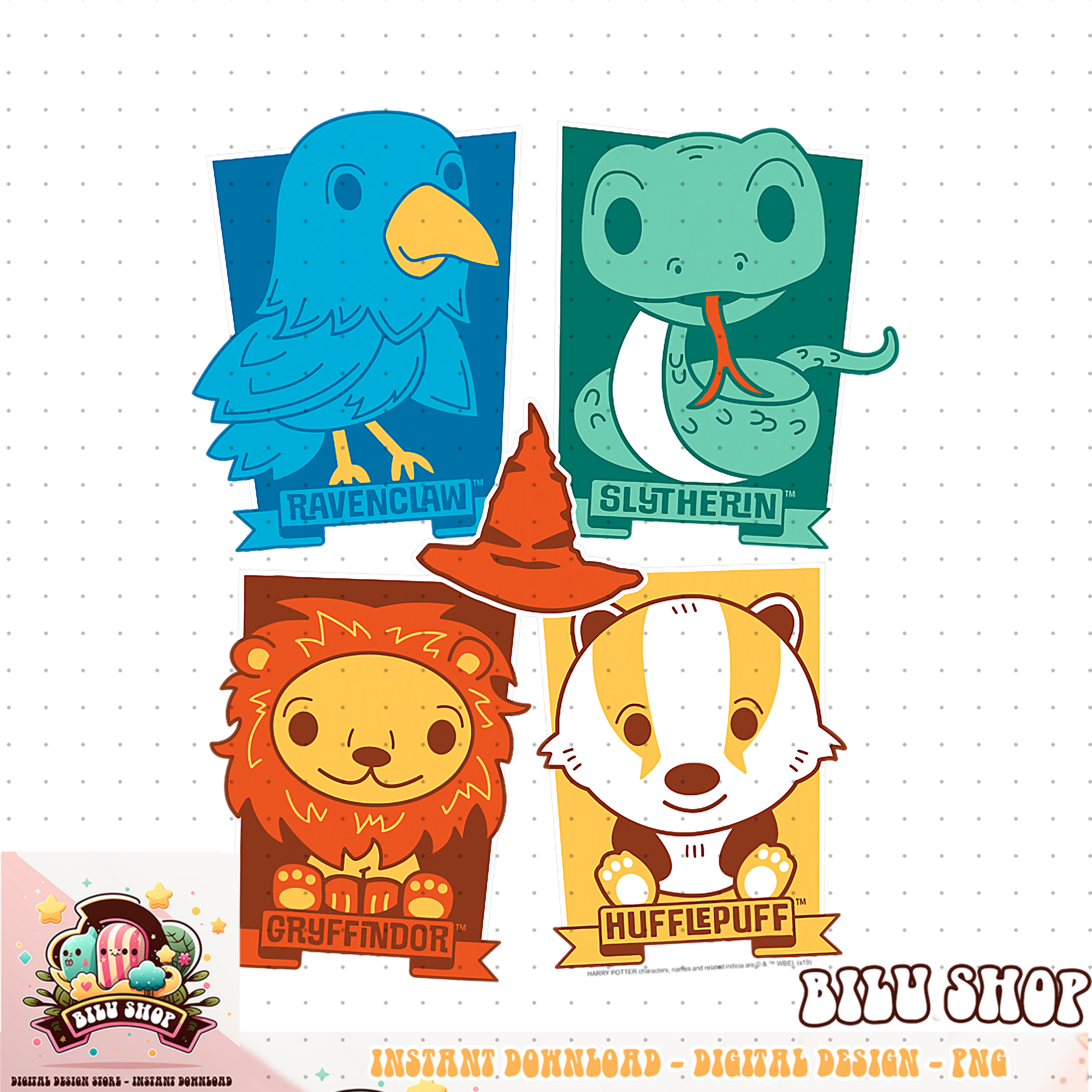 Harry Potter Sorting Hat and Houses PNG Download copy | Inspire Uplift