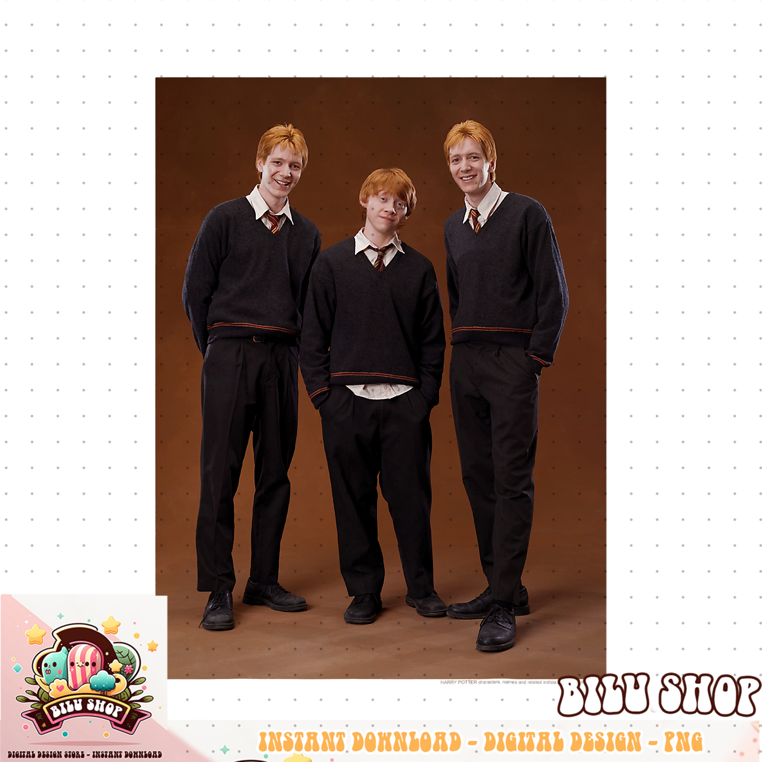 Harry Potter Weasley Brothers Photo PNG Download copy | Inspire Uplift