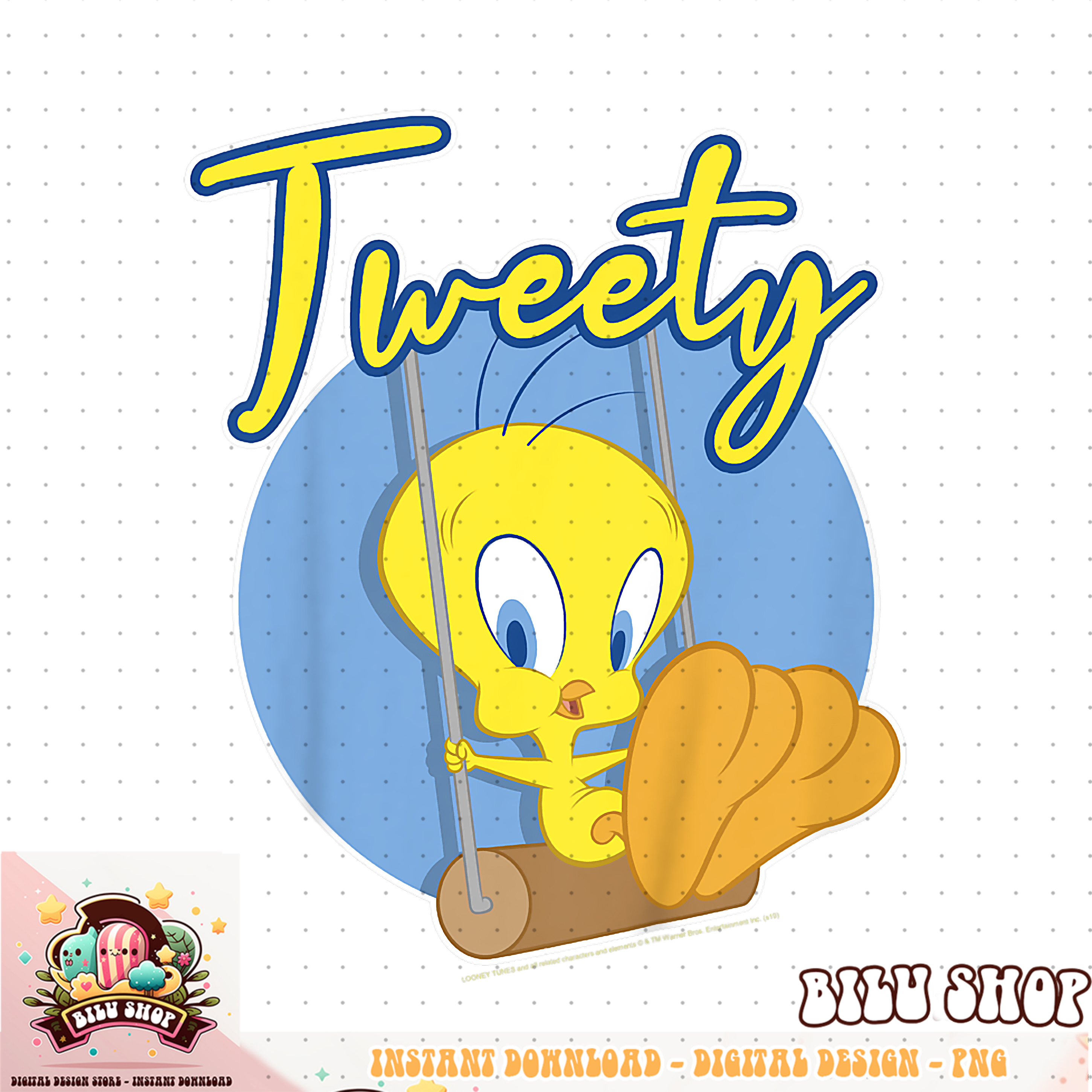Kids Looney Tunes Youth Tweety Bird Cheeky Swing Vintage Por | Inspire ...