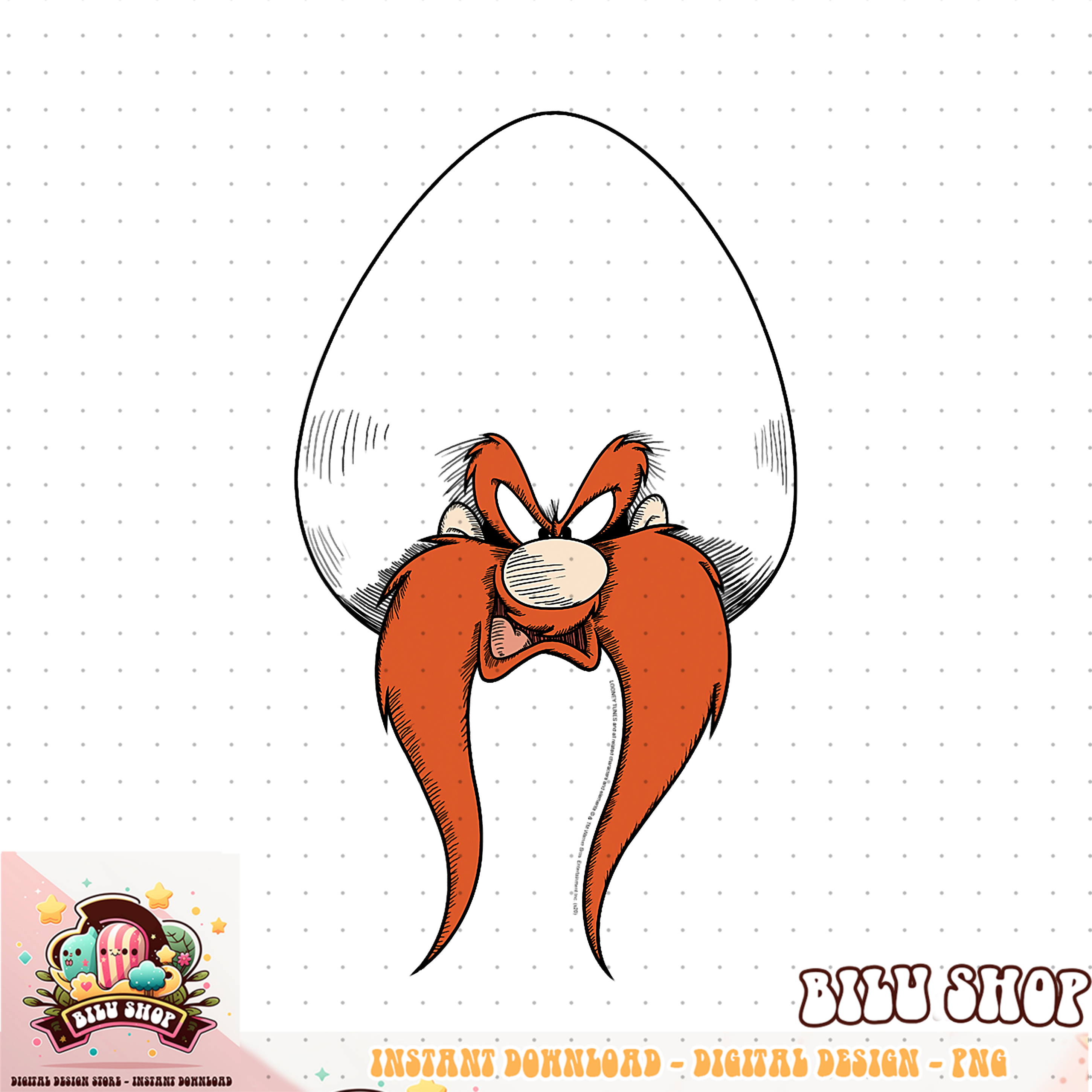 Looney Tunes Angry Sam Face Portrait PNG Download copy | Inspire Uplift