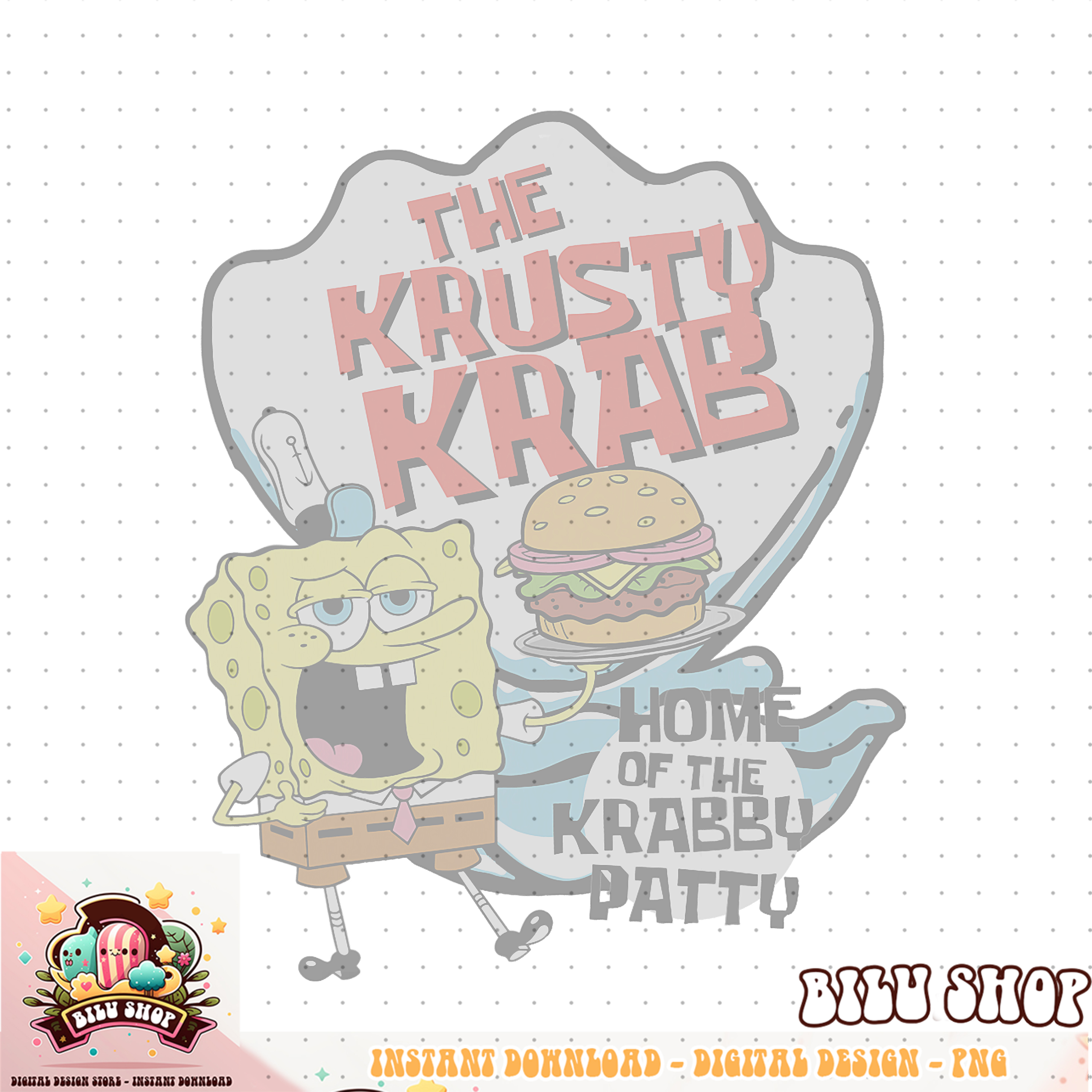 Krusty Krab Home Of The Krabby Patty PNG Download | Inspire Uplift