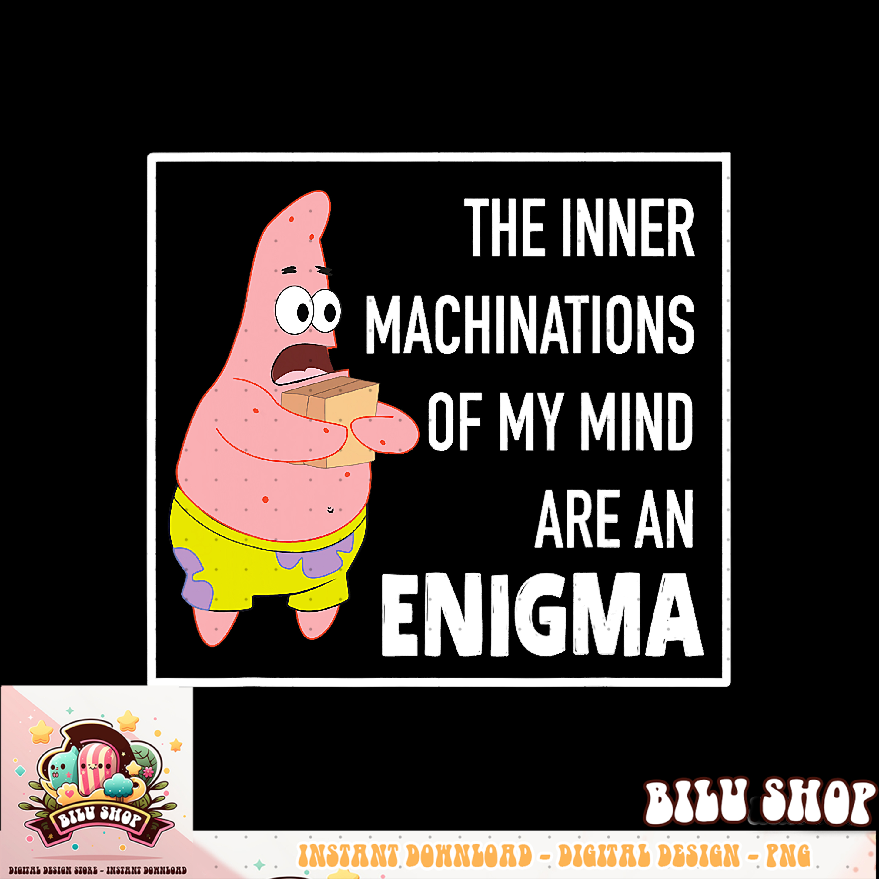 Mademark x SpongeBob SquarePants Patrick Star Enigma PNG | Inspire Uplift