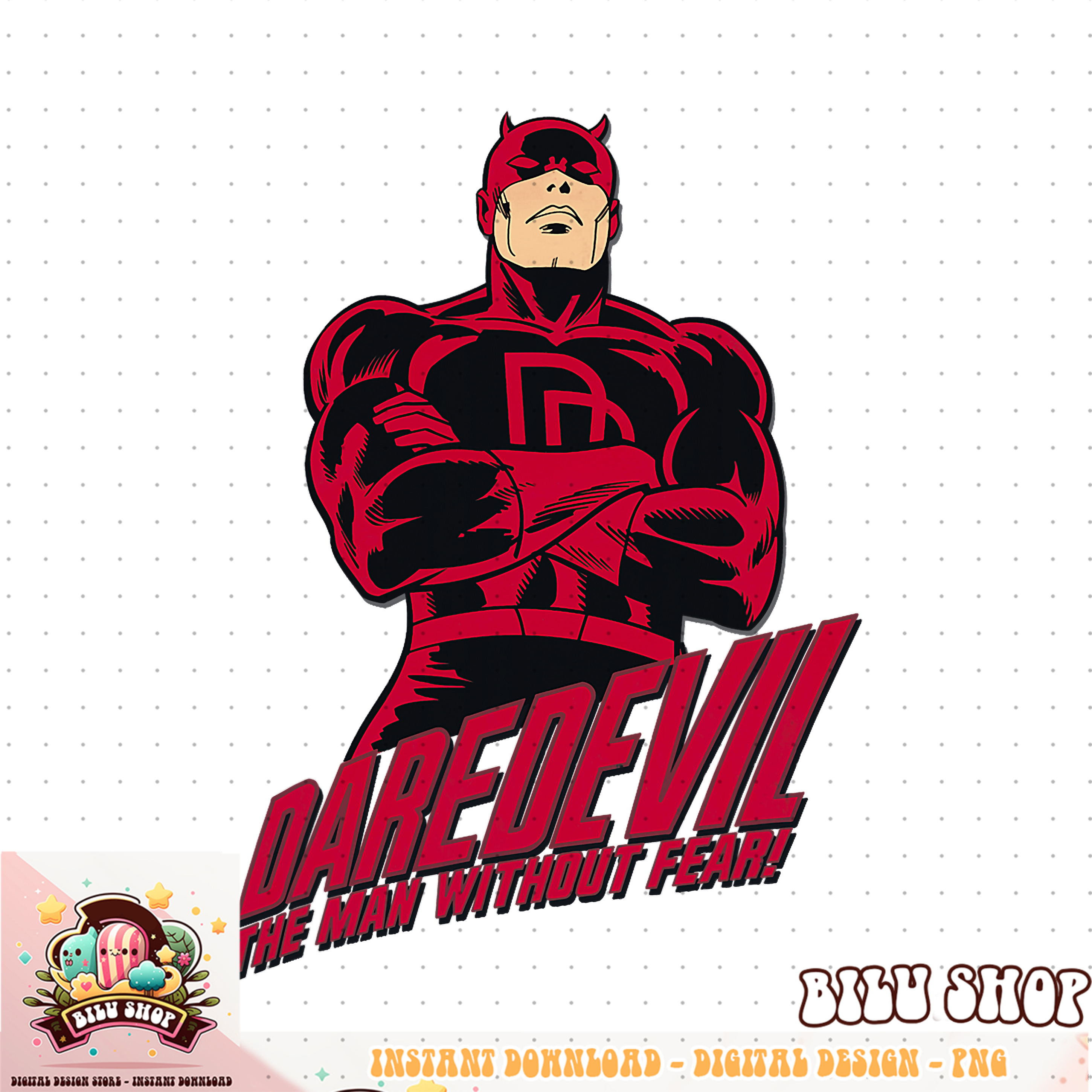 Marvel Daredevil The Man Without Fear Vintage Comic Icon T-S | Inspire ...