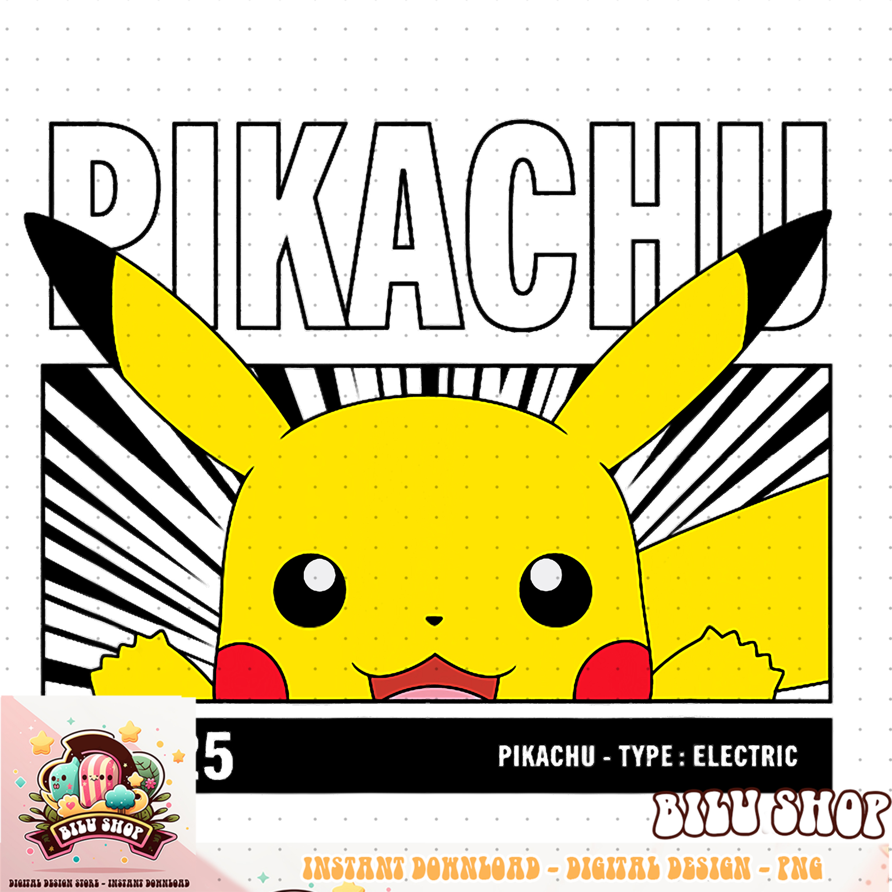 Pokemon - Peeking Pikachu T-Shirt | Inspire Uplift