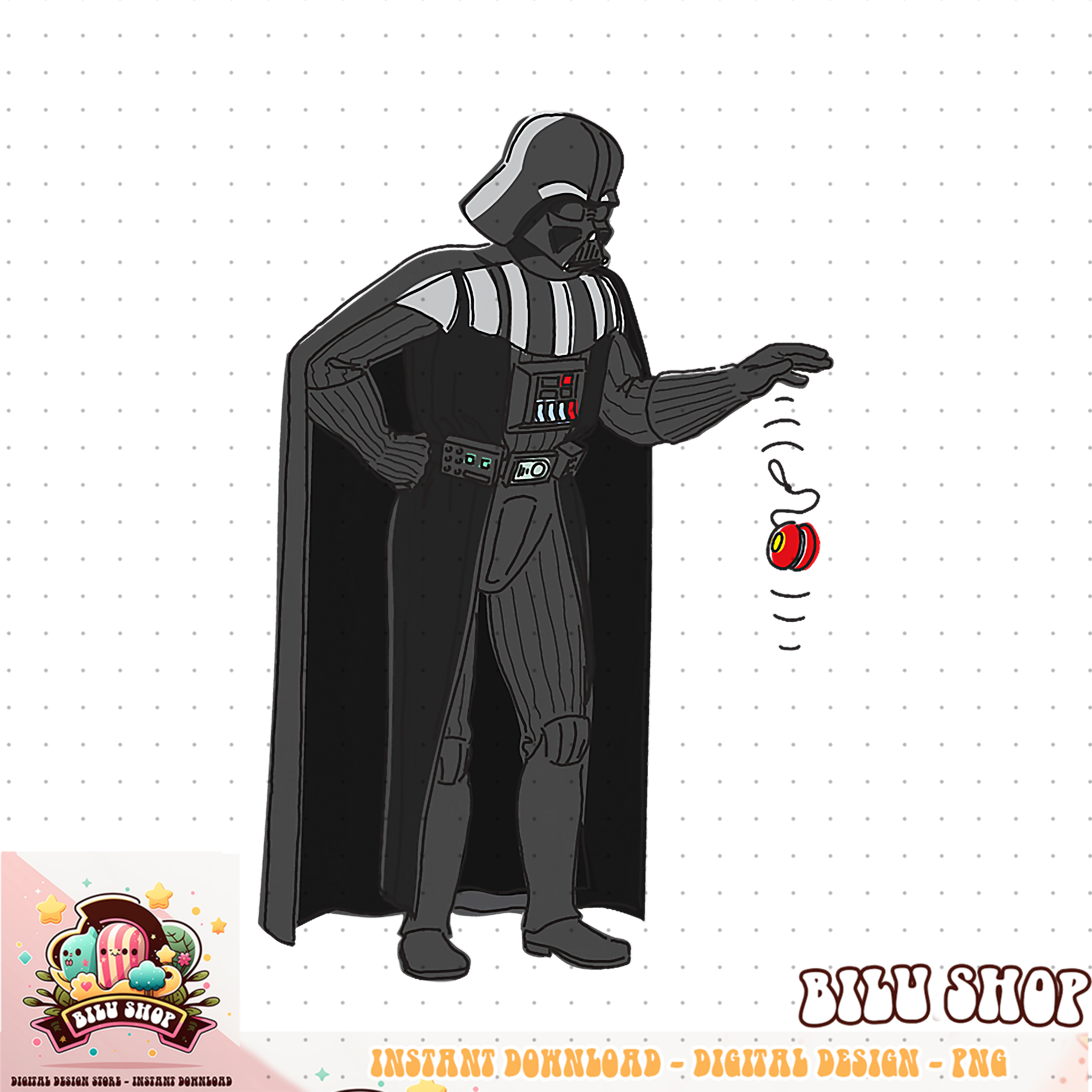 Star Wars Darth Vader Funny Yo-Yo Meme The Force T-Shirt | Inspire Uplift