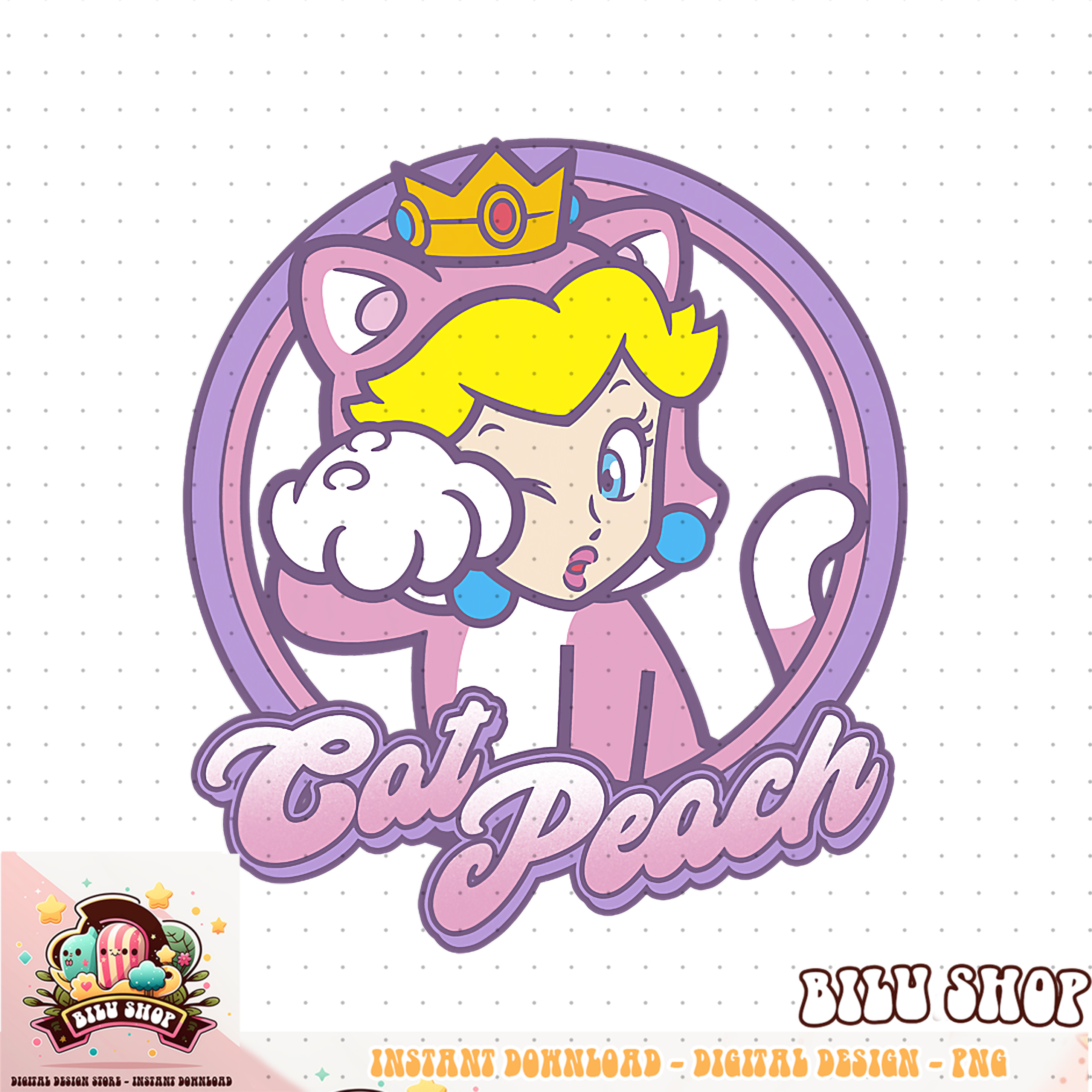 Super Mario 3D World Bowser s Fury Peach Cat Princess Paw pn | Inspire ...