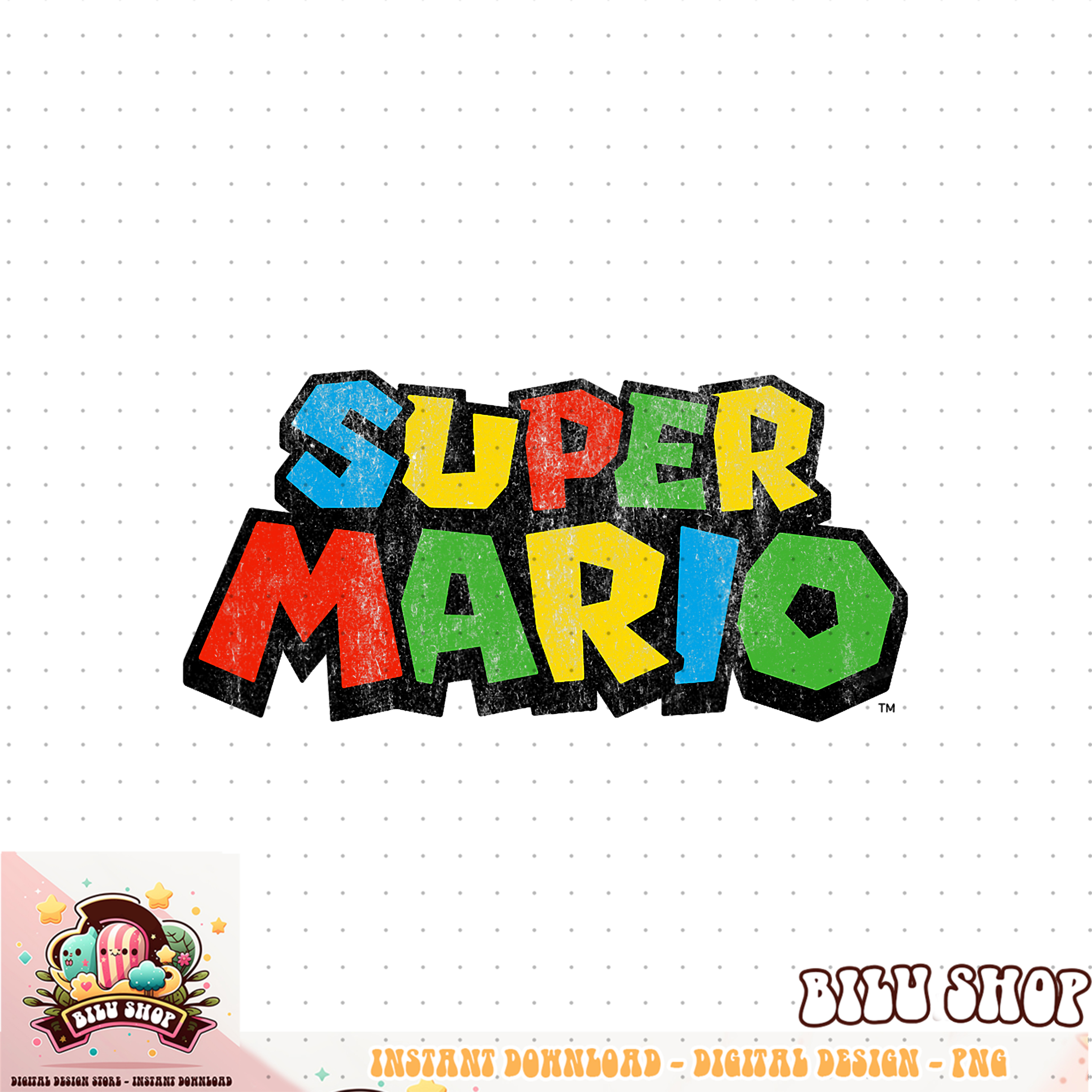 Super Mario Colorful Game Logo png download | Inspire Uplift