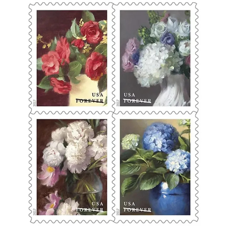 Flowers From The Garden Forever First Class Postage Stamps-5 | Inspire ...