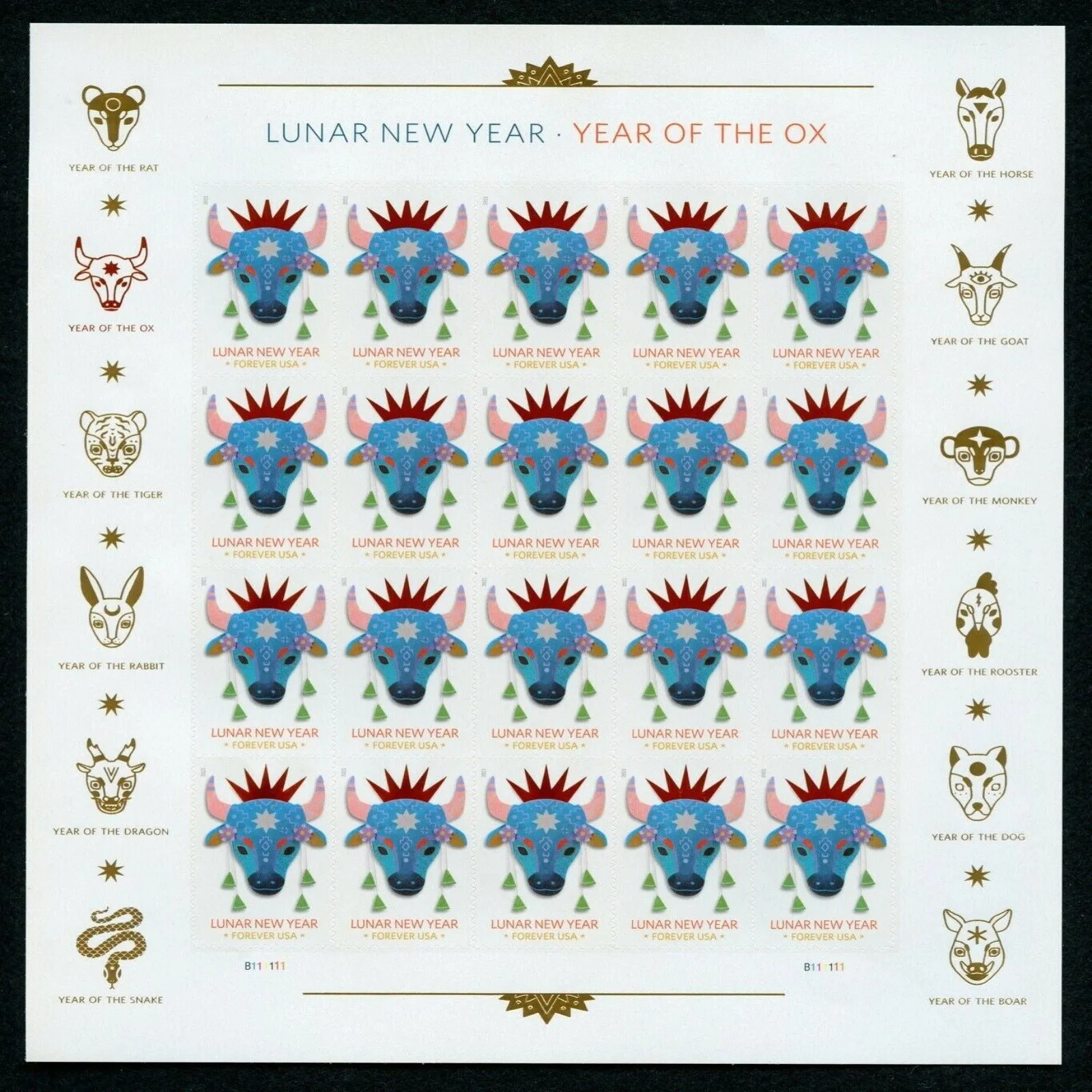 Year of the Ox Stamp Celebrates Lunar New Year Forever First | Inspire ...