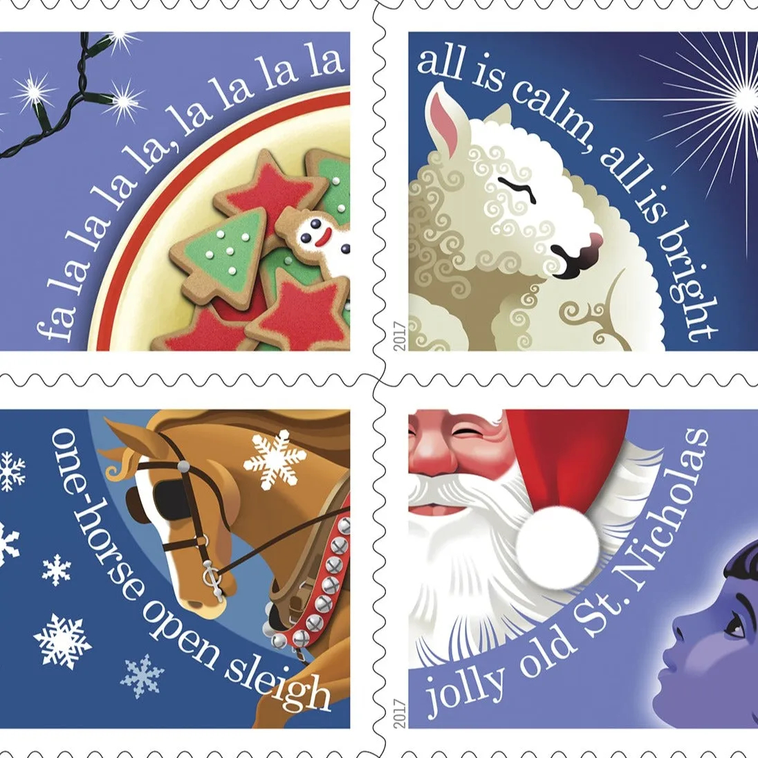 Dedicate Christmas Carols Forever First Class Postage Stamps | Inspire ...