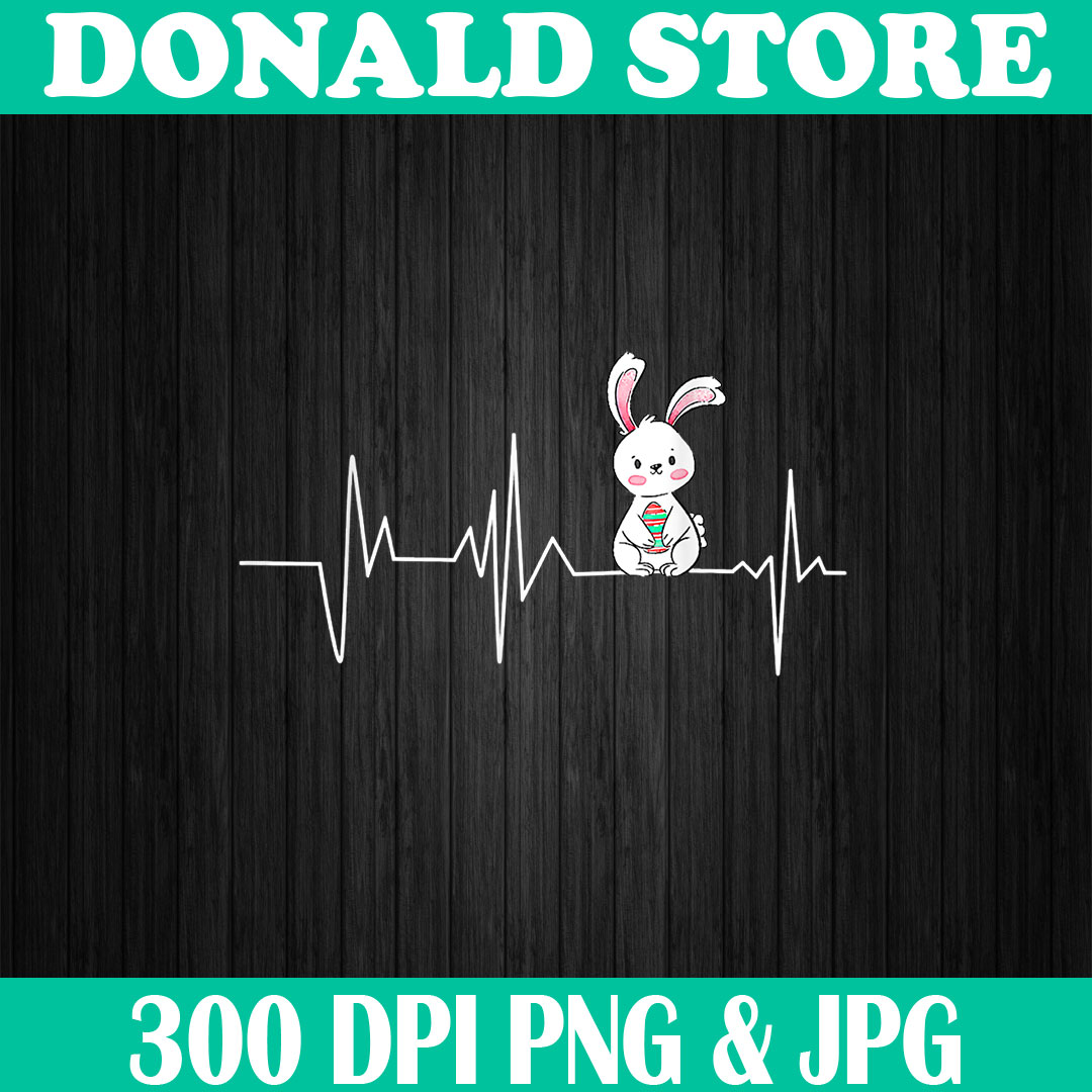 Easter Day Bunny Rabbit Heartbeat Easter Egg Cute Easter Day | Inspire ...