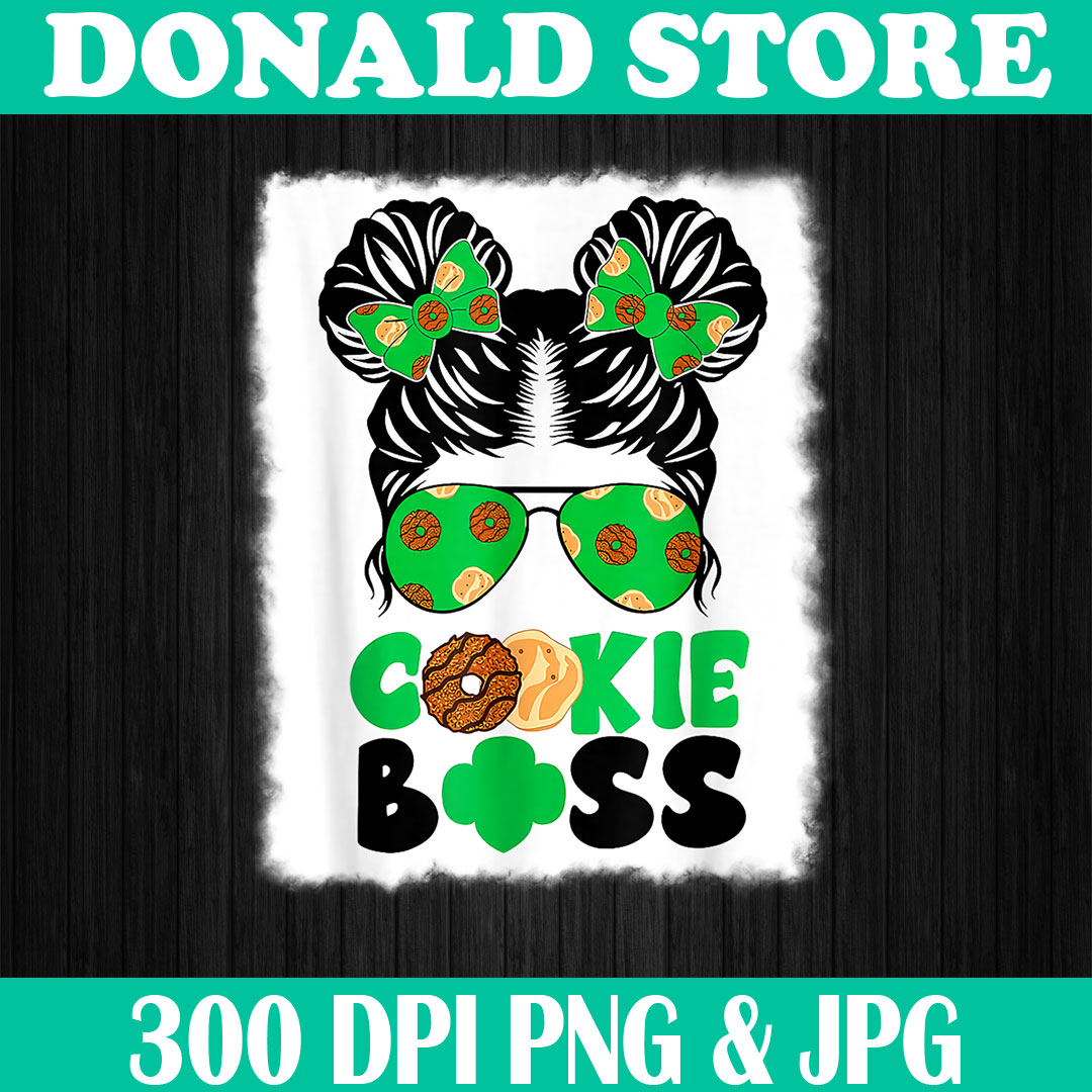 Cookie Boss Png, Groovy Scoutt Cookie Boss Png, Girls Messy | Inspire Uplift