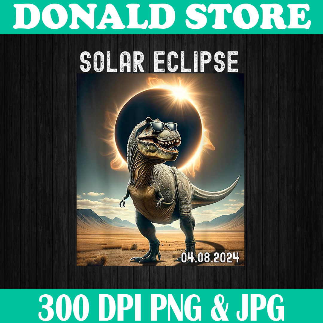Solar Eclipse Png, T-rex Dinosaur April 8 2024 Png,Digital F | Inspire ...