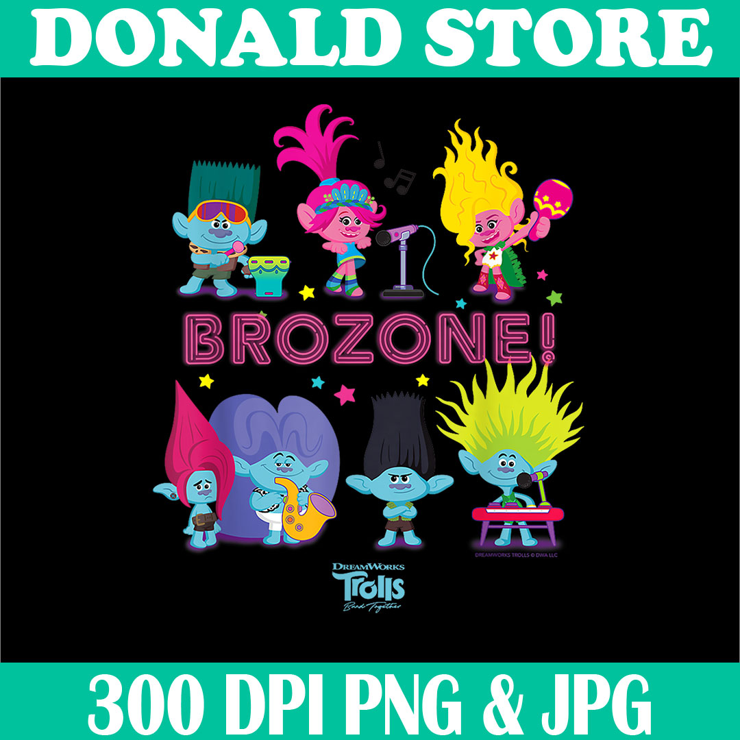 DreamWorks Trolls Band Together Png, BroZone Poppy and Viva | Inspire ...