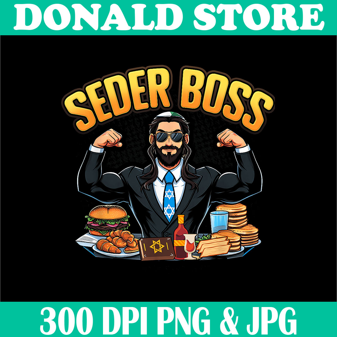 Seder Boss Png, Jewish Funny Passover Leader Matzah Matzo Pn - Inspire ...