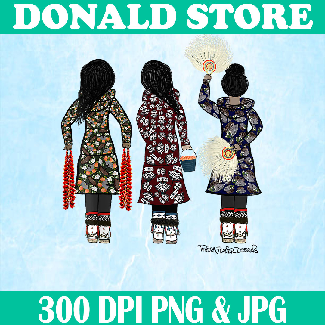 Three sisters Tundra Flower Png, Digital File, PNG High Qual | Inspire ...