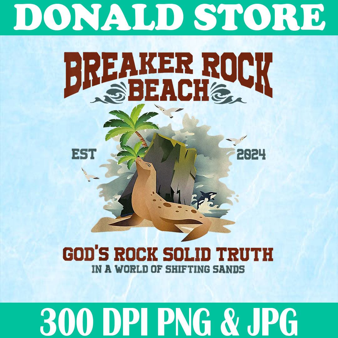 God's Rock Solid Truth Png, VBS 2024 Png, Retro Breaker Png, | Inspire Uplift