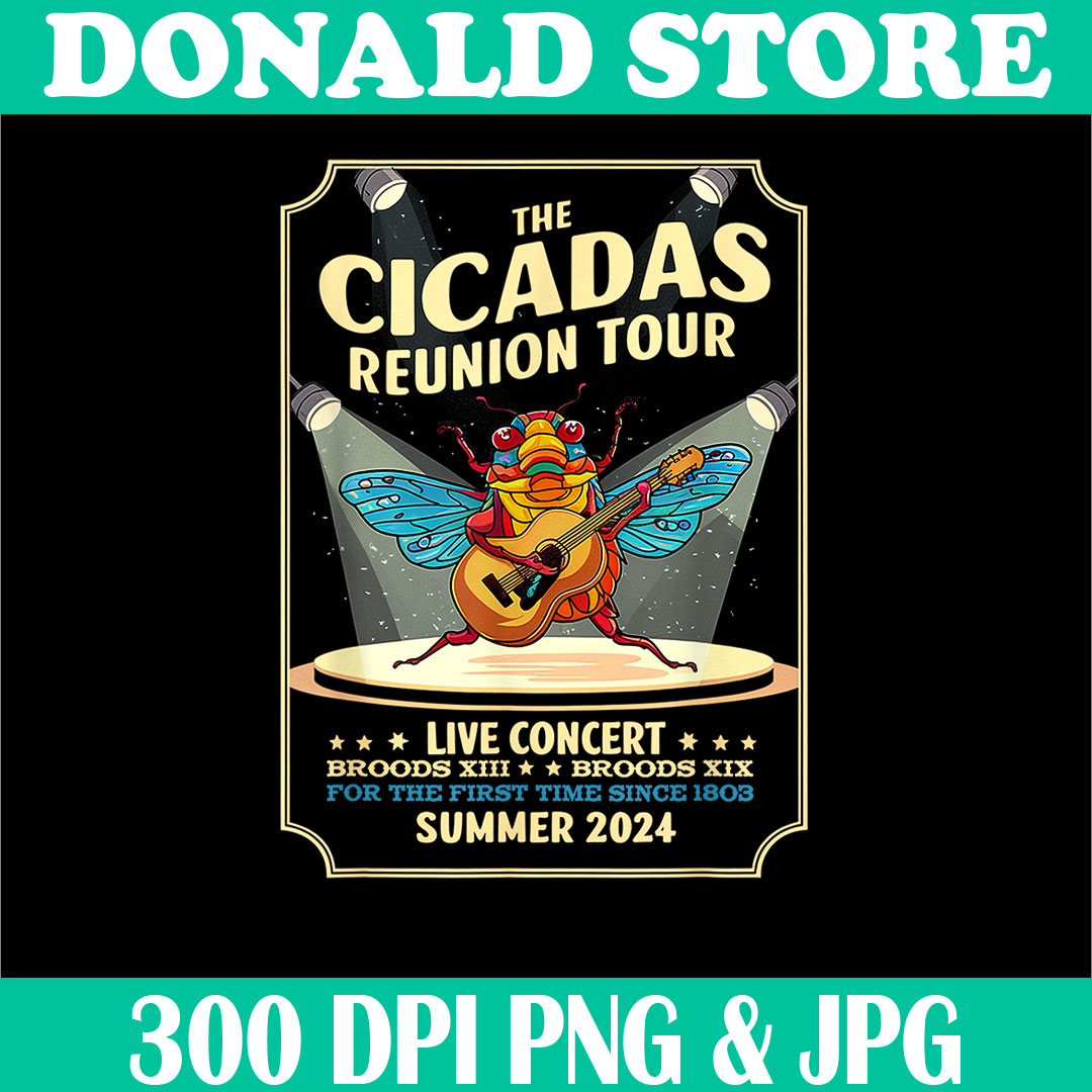 The Cicadas Reunion Tour Png, Summer 2024 Live Concert Png,D | Inspire ...
