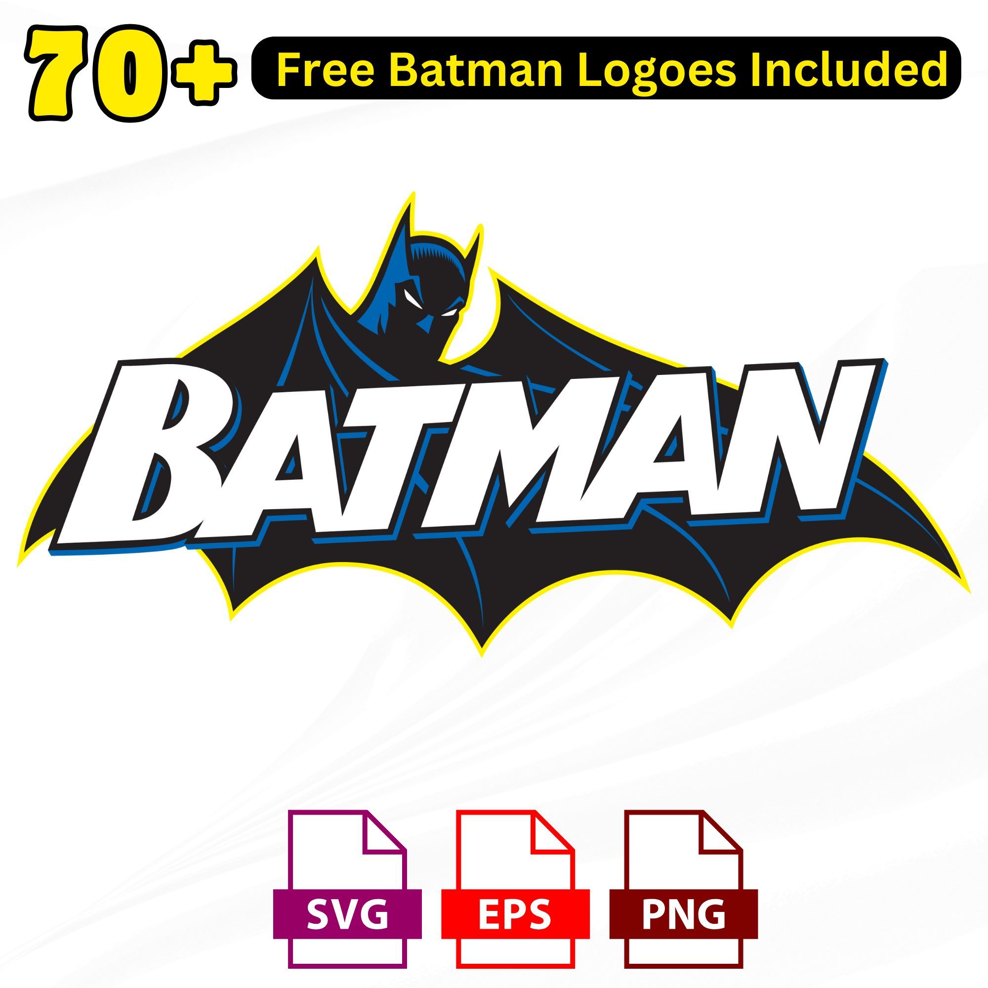 Batman Logo SVG, Batman Symbol SVG, Superhero Logo,Superhero | Inspire ...