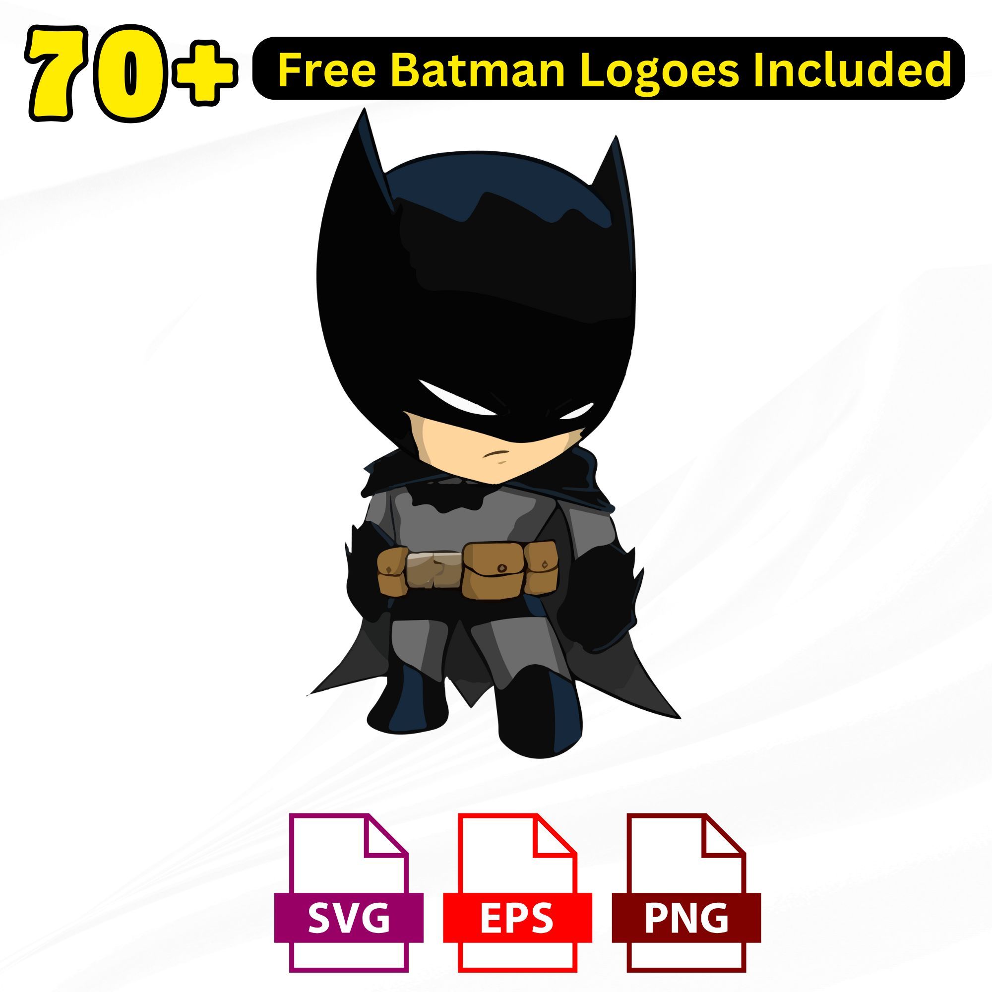 Cute Batman Svg, Batman Symbol SVG, Superhero Clipart, Batma | Inspire ...