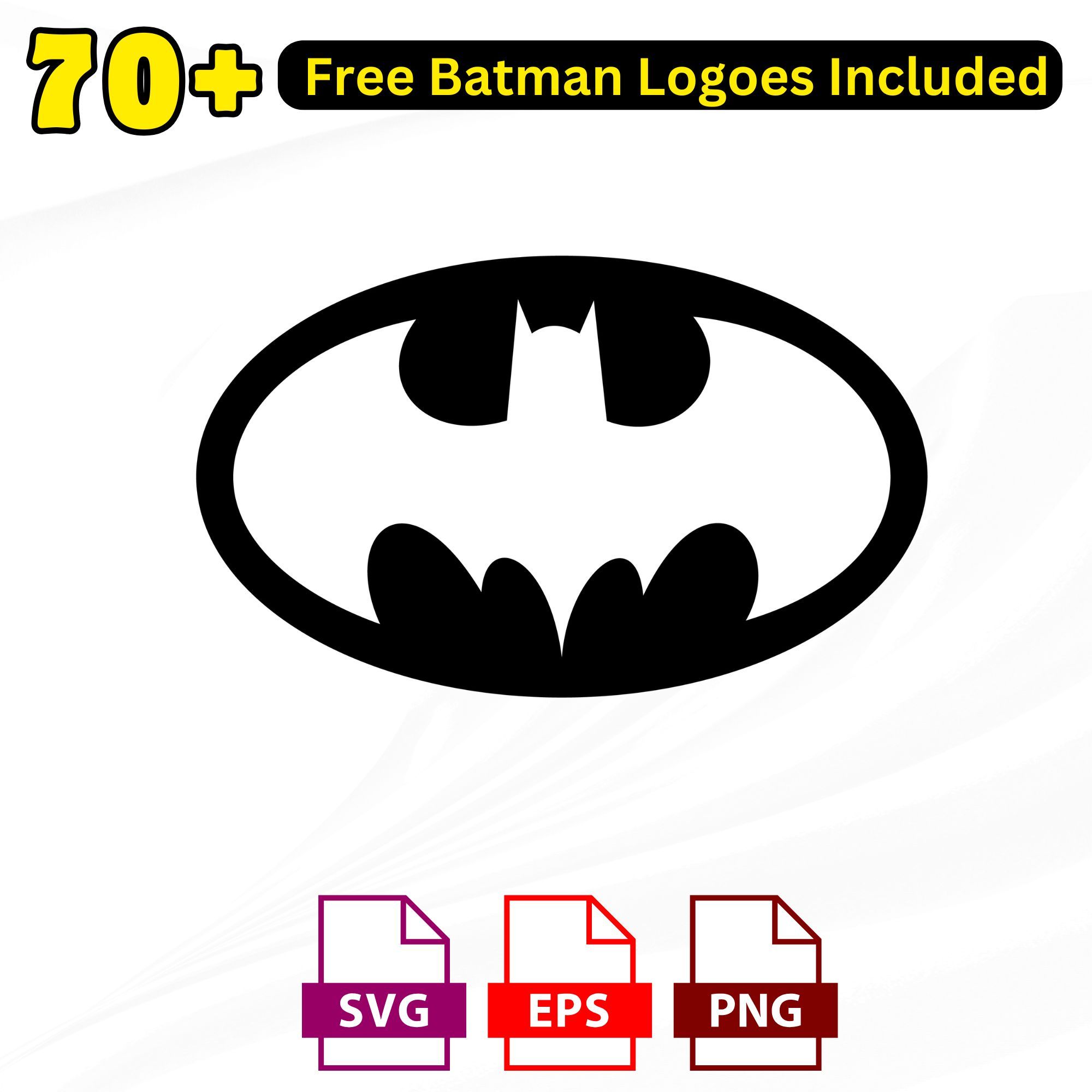 Black Batman Logo Svg, Batman Symbol SVG, Superhero, Batman | Inspire ...