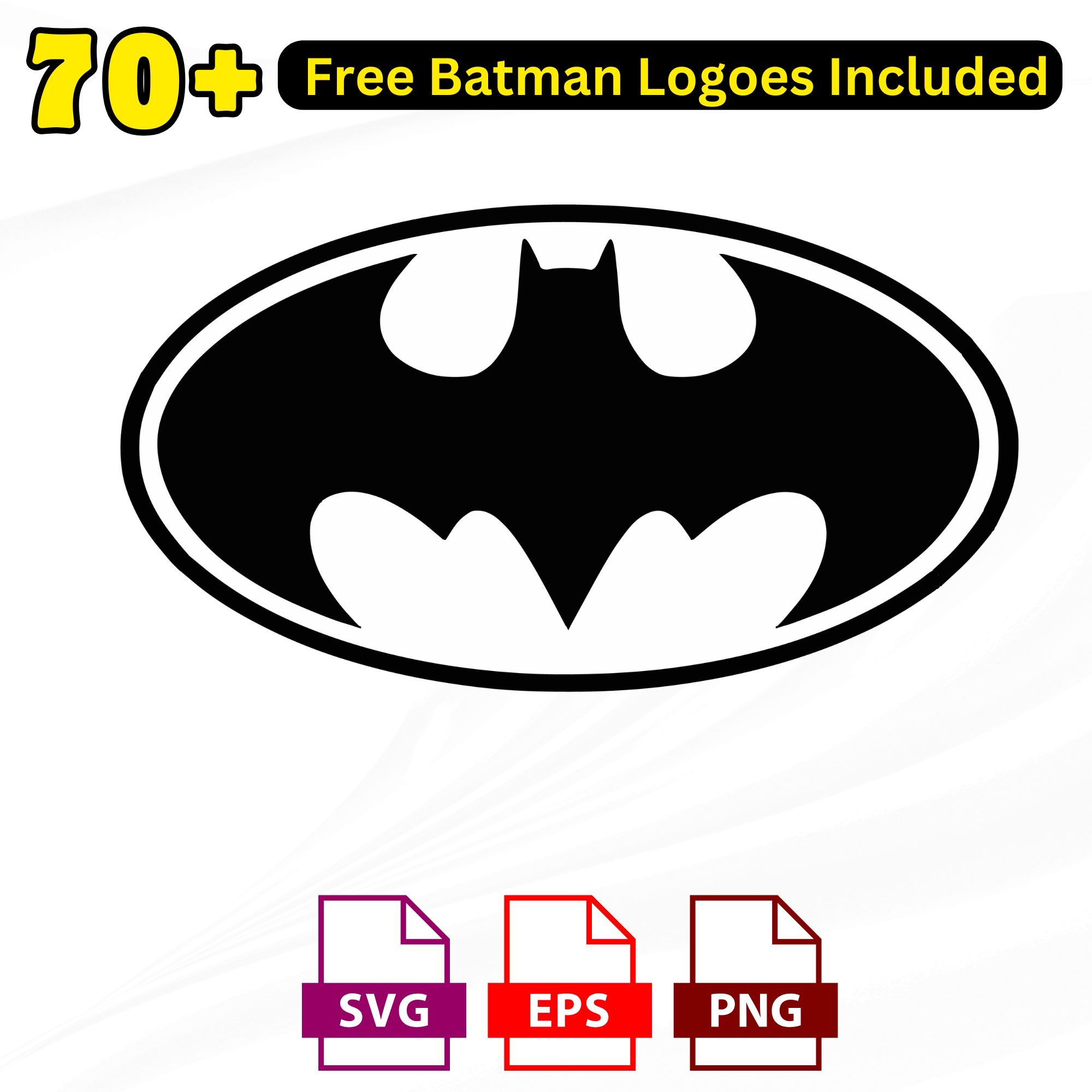 Batman Logo SVG, Batman Symbol SVG, Superhero SVG, Batman Si | Inspire ...
