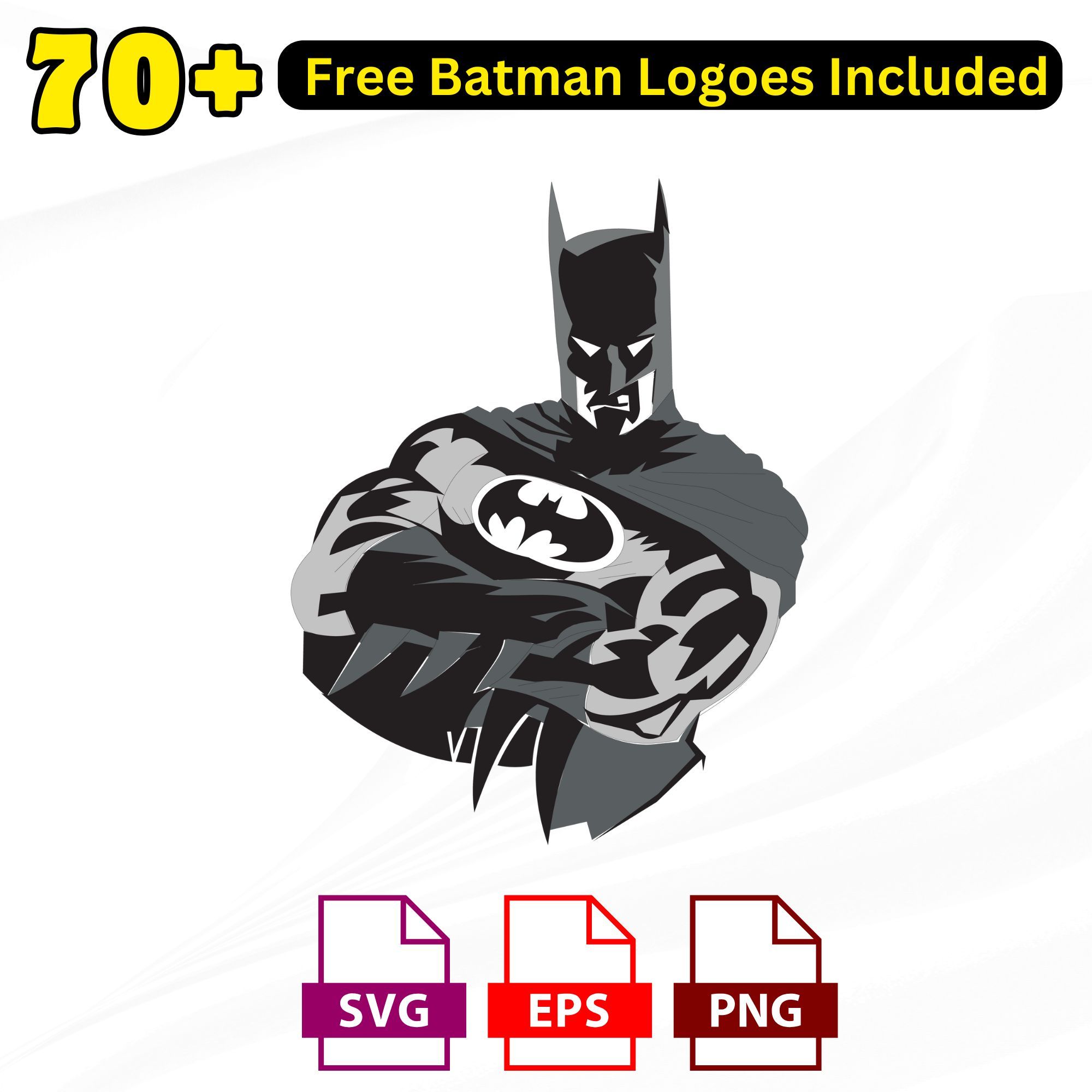 Batman Logo SVG Collection | Iconic Superhero Designs for Cr | Inspire ...