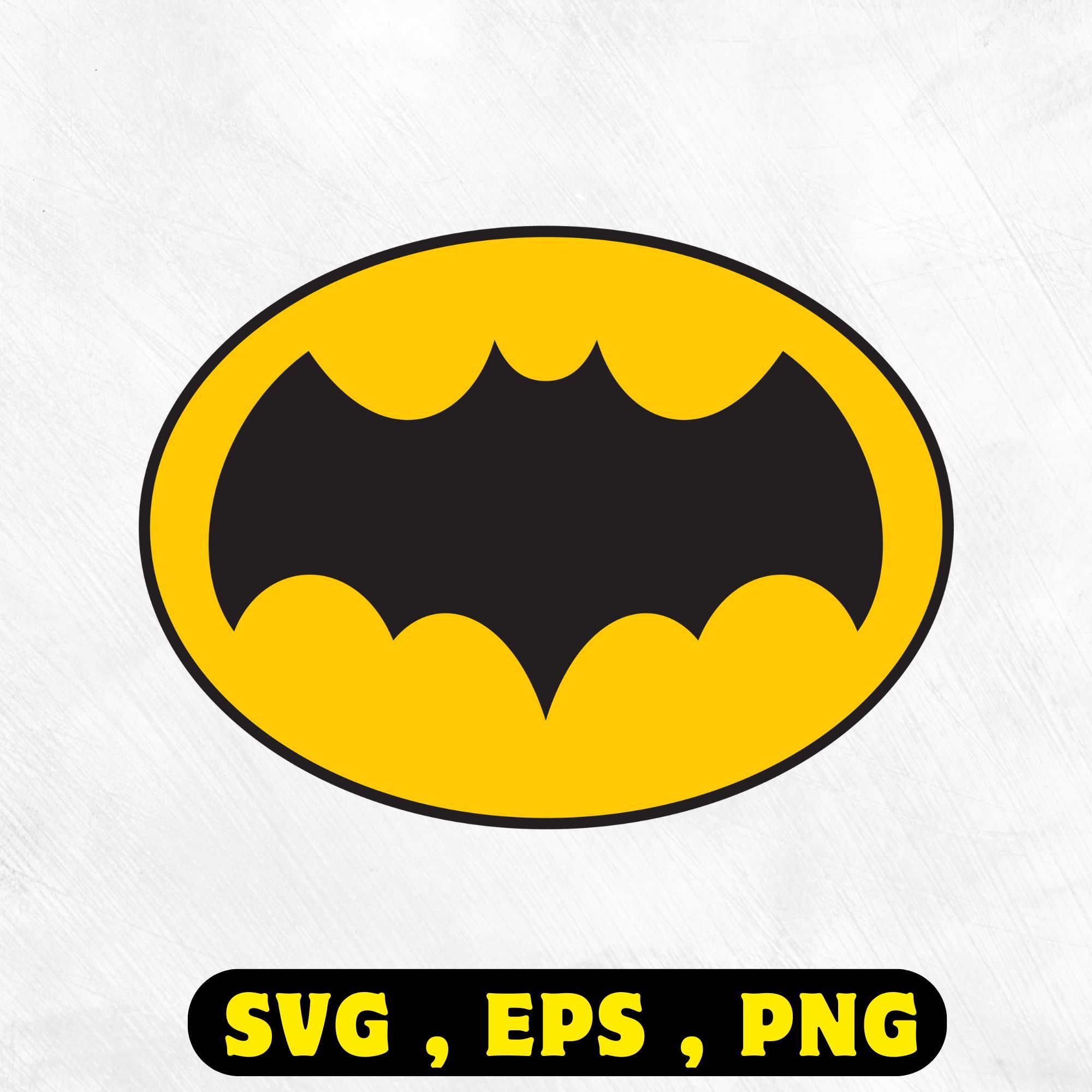 Batman Logo SVG Files for Cricut, Batman Symbol SVG for DIY | Inspire ...