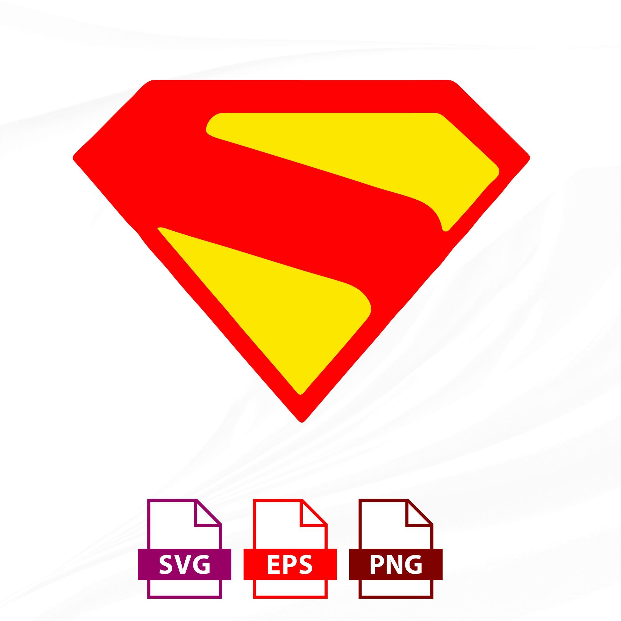 Superman Logo SVG File, Instant Download for Cricut, Silhoue | Inspire ...