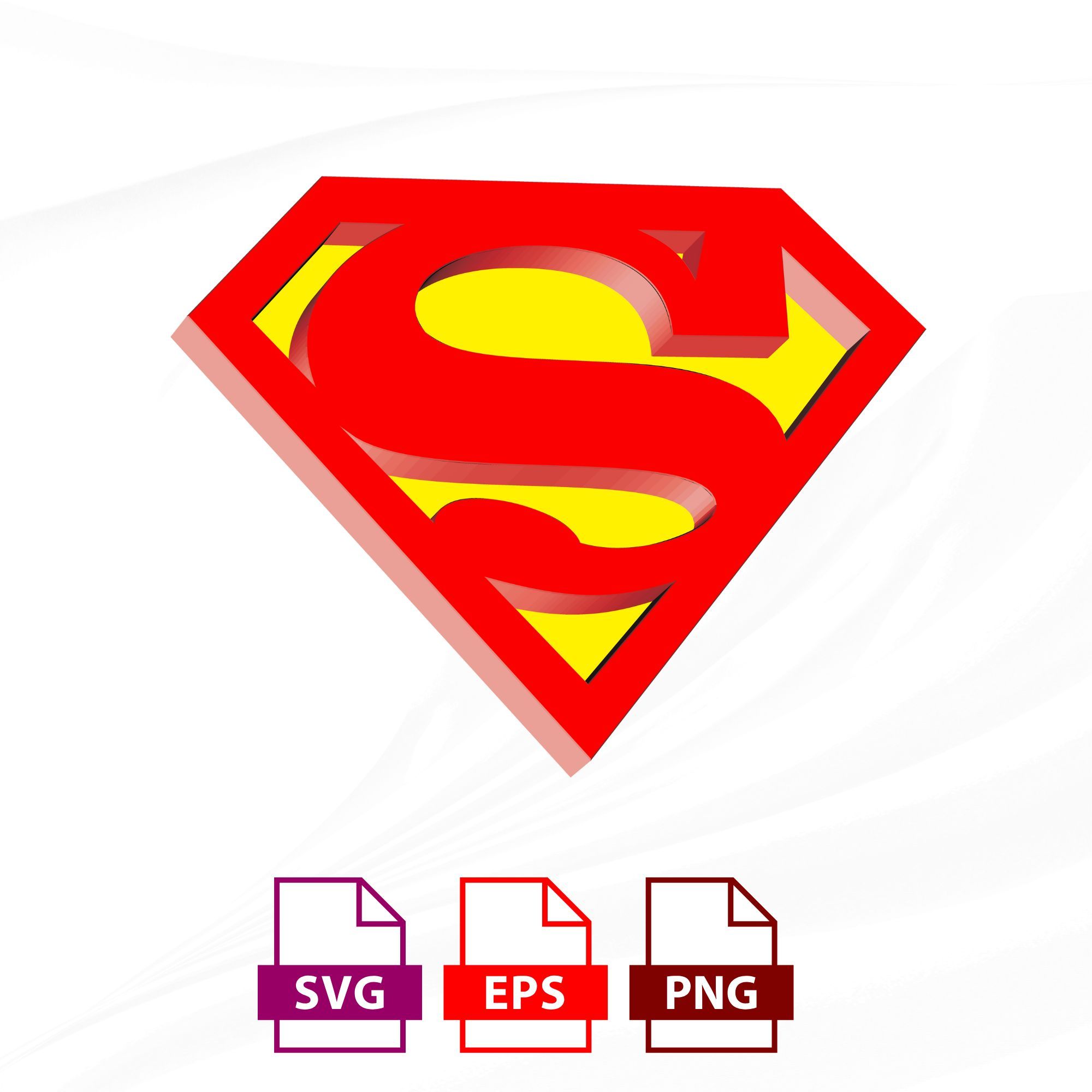 Superman Logo SVG File - Cricut & Silhouette, DIY T-Shirt De | Inspire ...