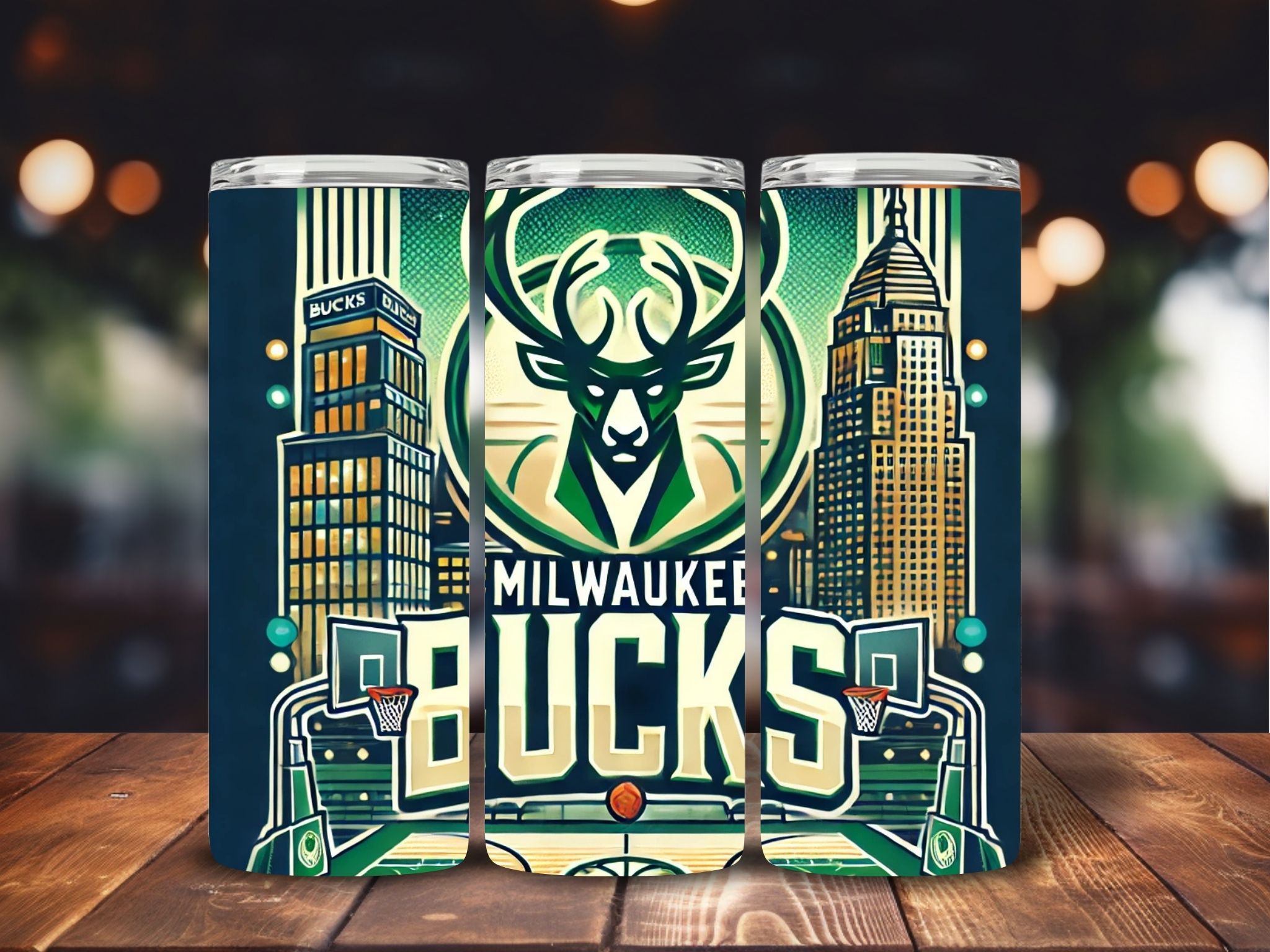 Milwaukee Bucks Inspired 20 oz stainless steel tumbler! | Inspire Uplift