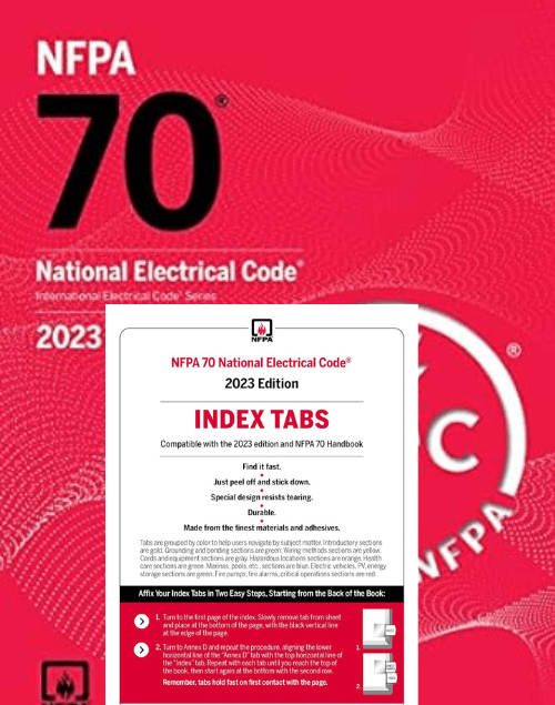 National Electrical Code 2023 with Index tab NFPA | Inspire Uplift