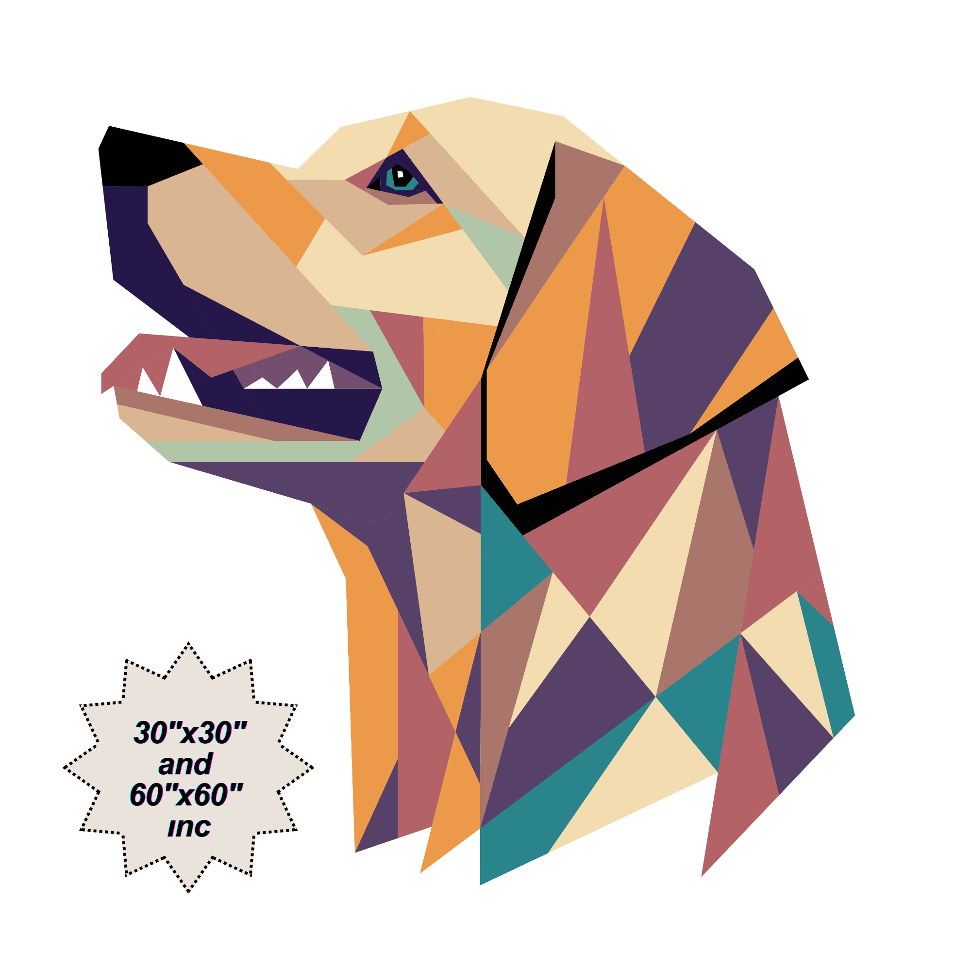 Golden Retriever dog Foundation Paper Piecing Pattern,Quilt | Inspire ...