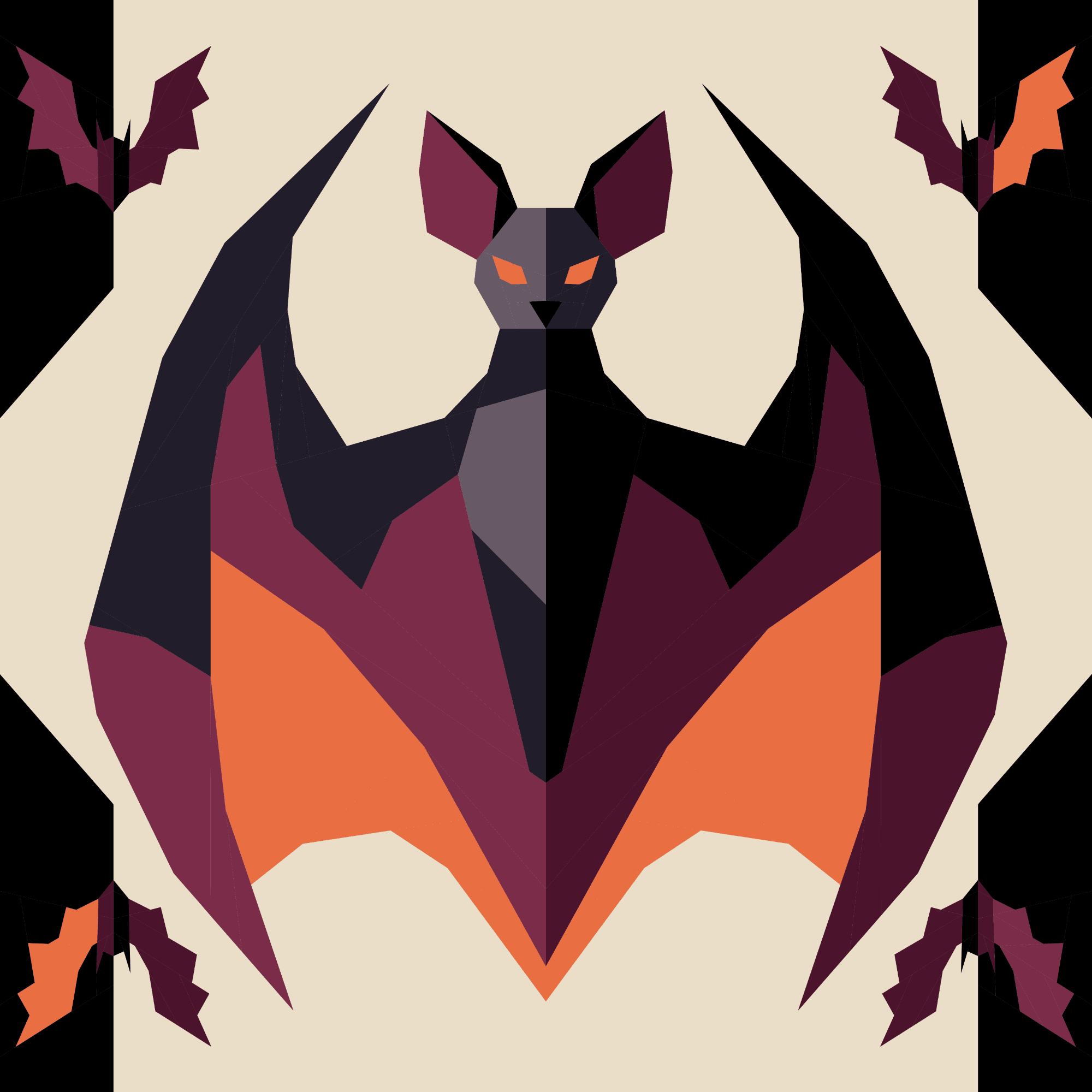 Bat Foundation Paper Piecing Pattern | Inspire Uplift