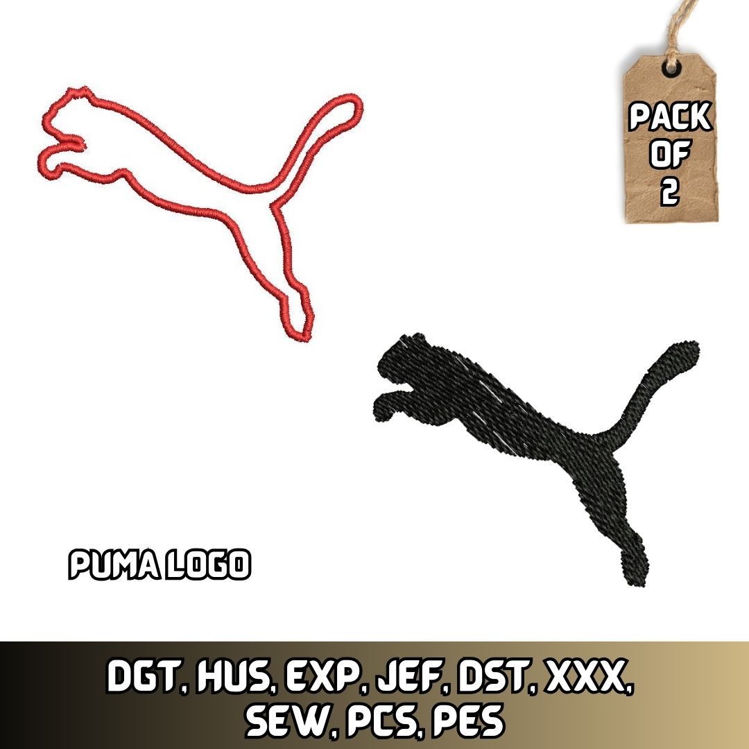 PUMA High-Quality Embroidery Logo Digital Files - Instant Do | Inspire ...